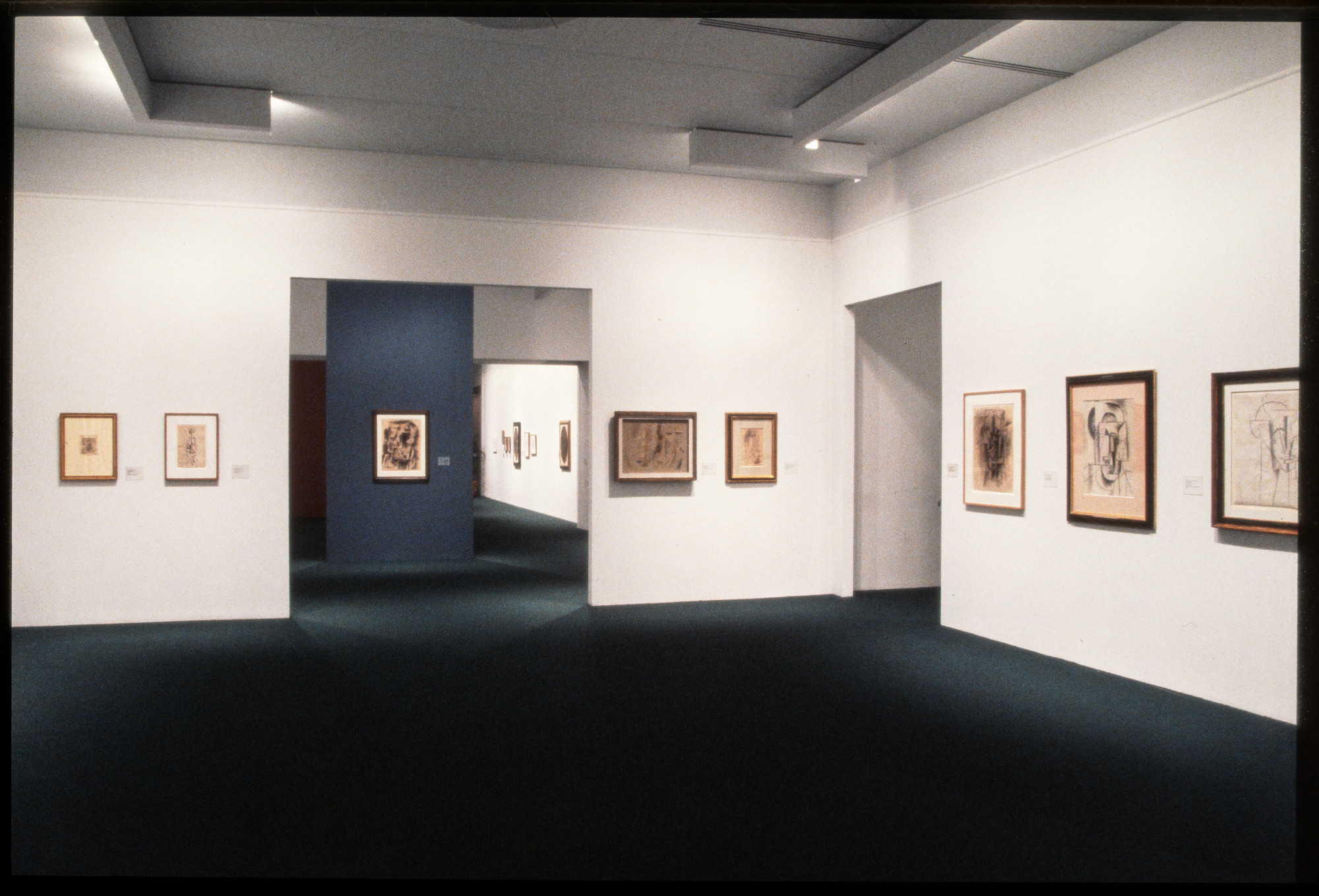 Installation view of the exhibition "Picasso and Braque: Pioneering ...