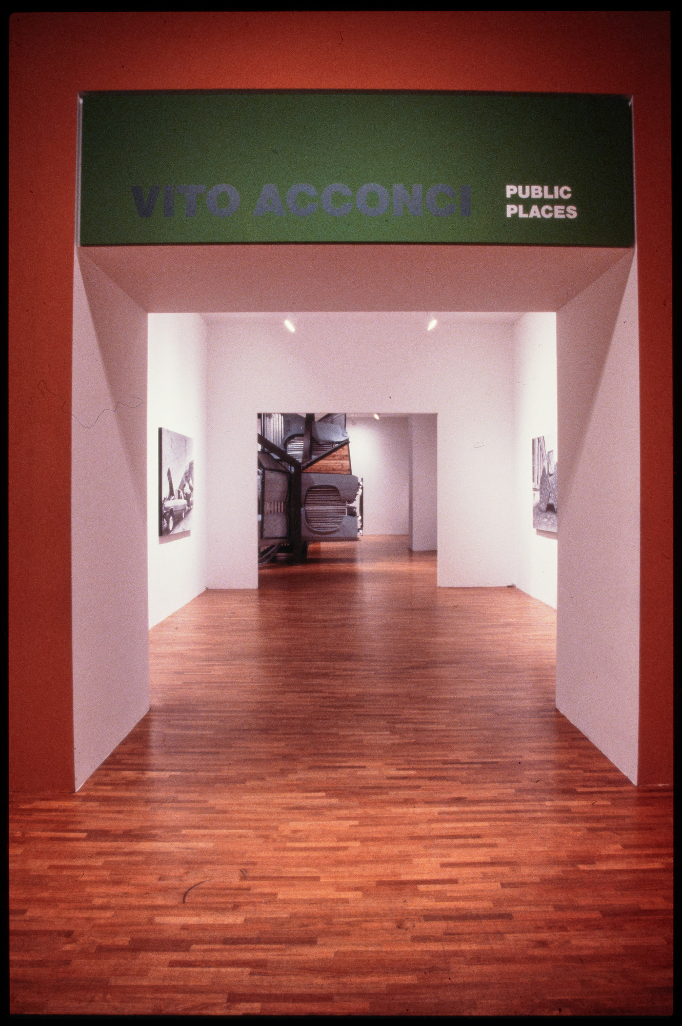 Installation view of the exhibition "Vito Acconci" | MoMA