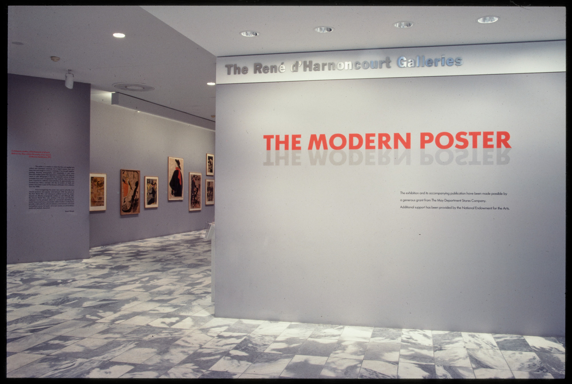 Installation view of the exhibition "The Modern Poster" | MoMA