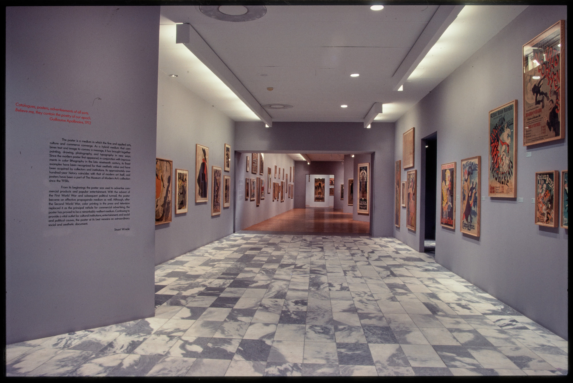 Installation view of the exhibition "The Modern Poster" | MoMA