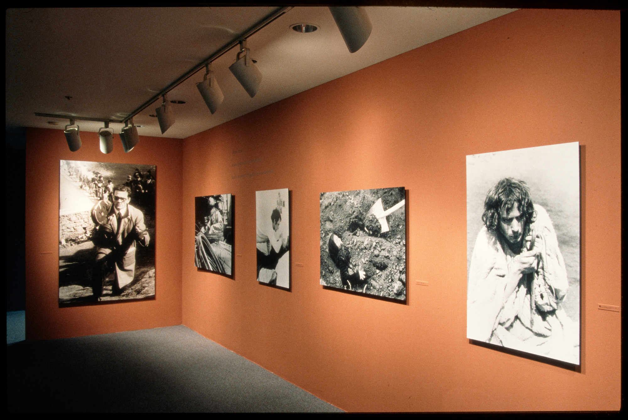 Installation view of the exhibition "Pier Paolo Pasolini: The Eyes of a ...