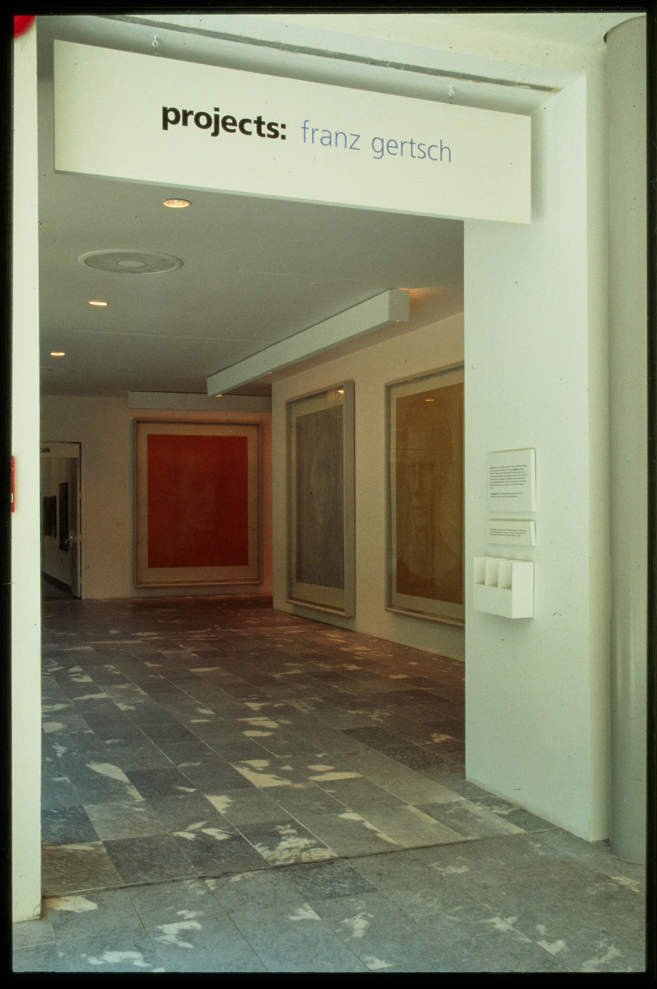 Installation view of the exhibition "Projects 22: Franz Gertsch" | MoMA