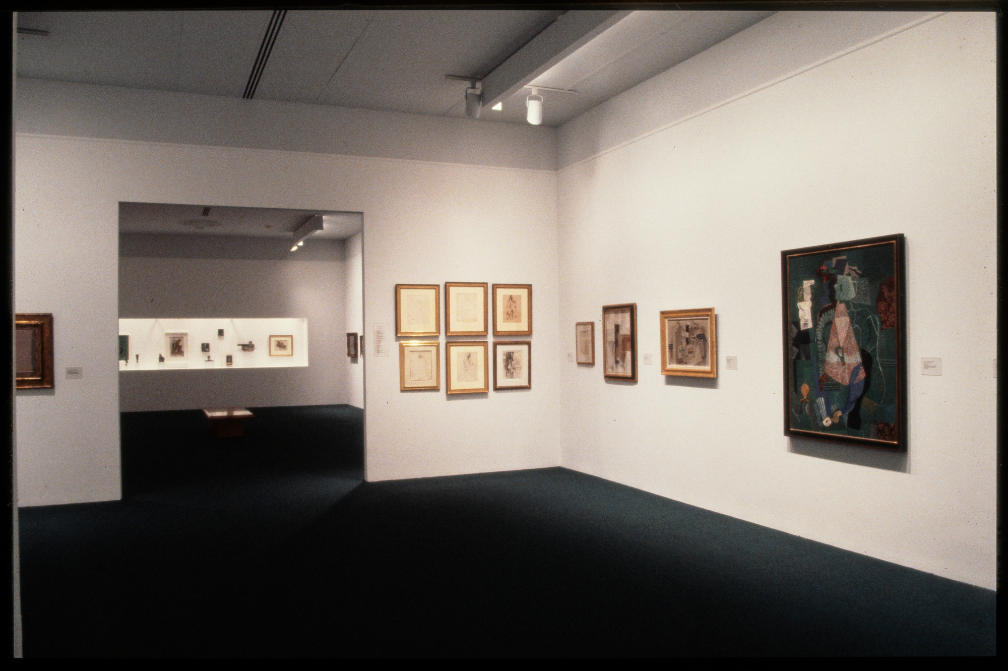 Installation view of the exhibition "Picasso and Braque: Pioneering ...