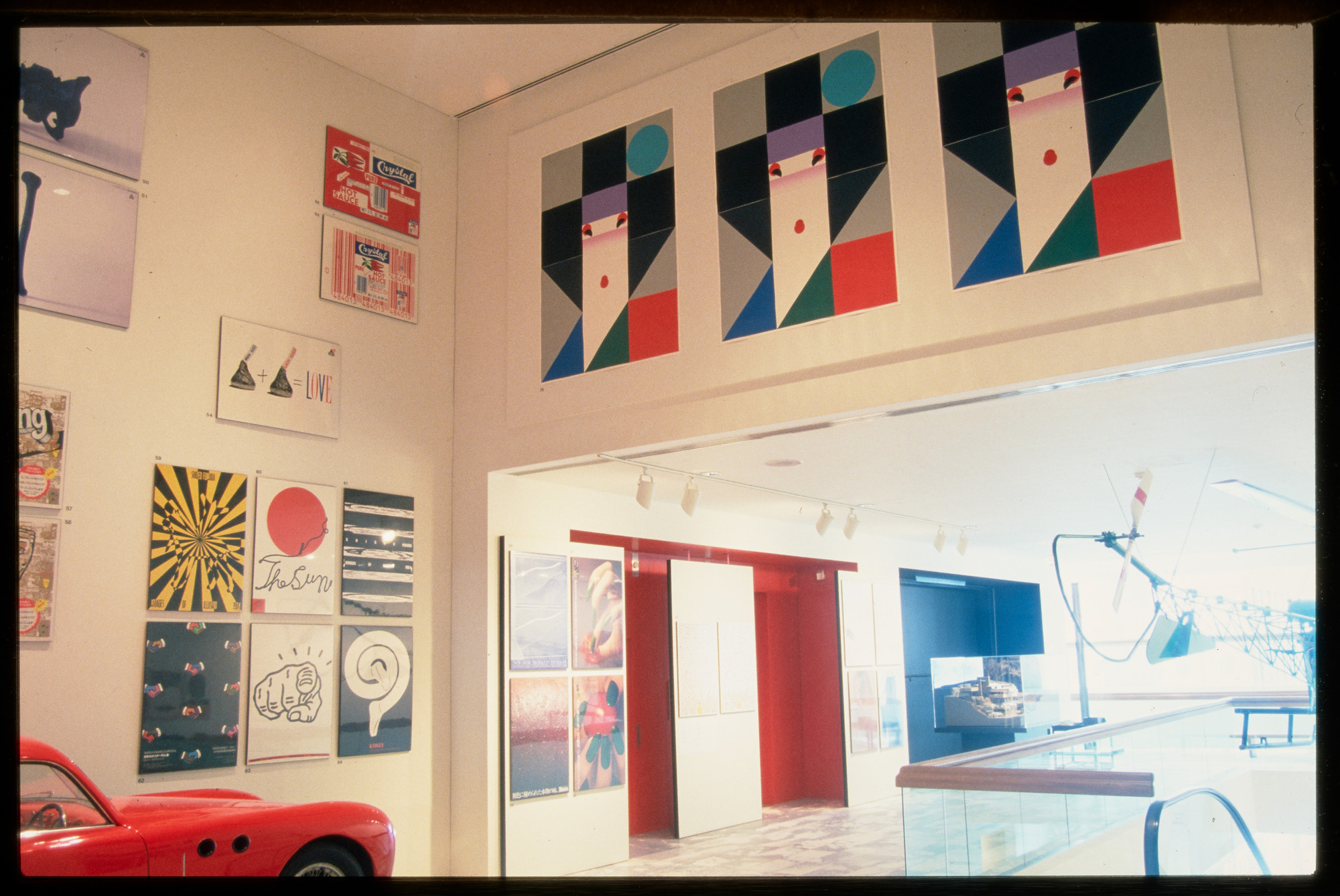 Installation view of the exhibition "Recent Japanese Posters from the ...