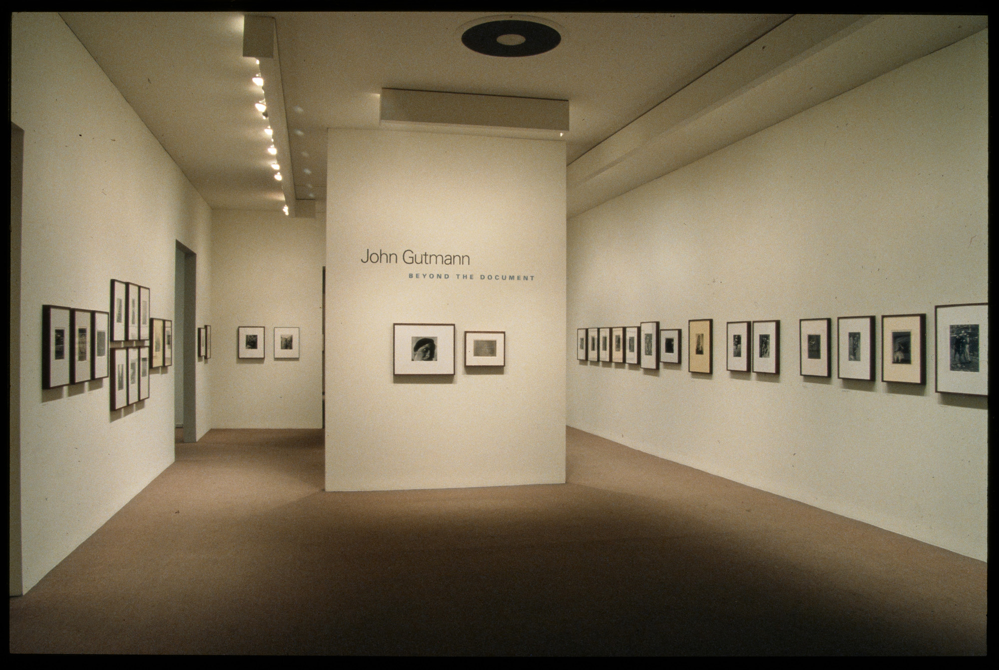 Installation view of the exhibition "John Gutmann: Beyond the Document ...