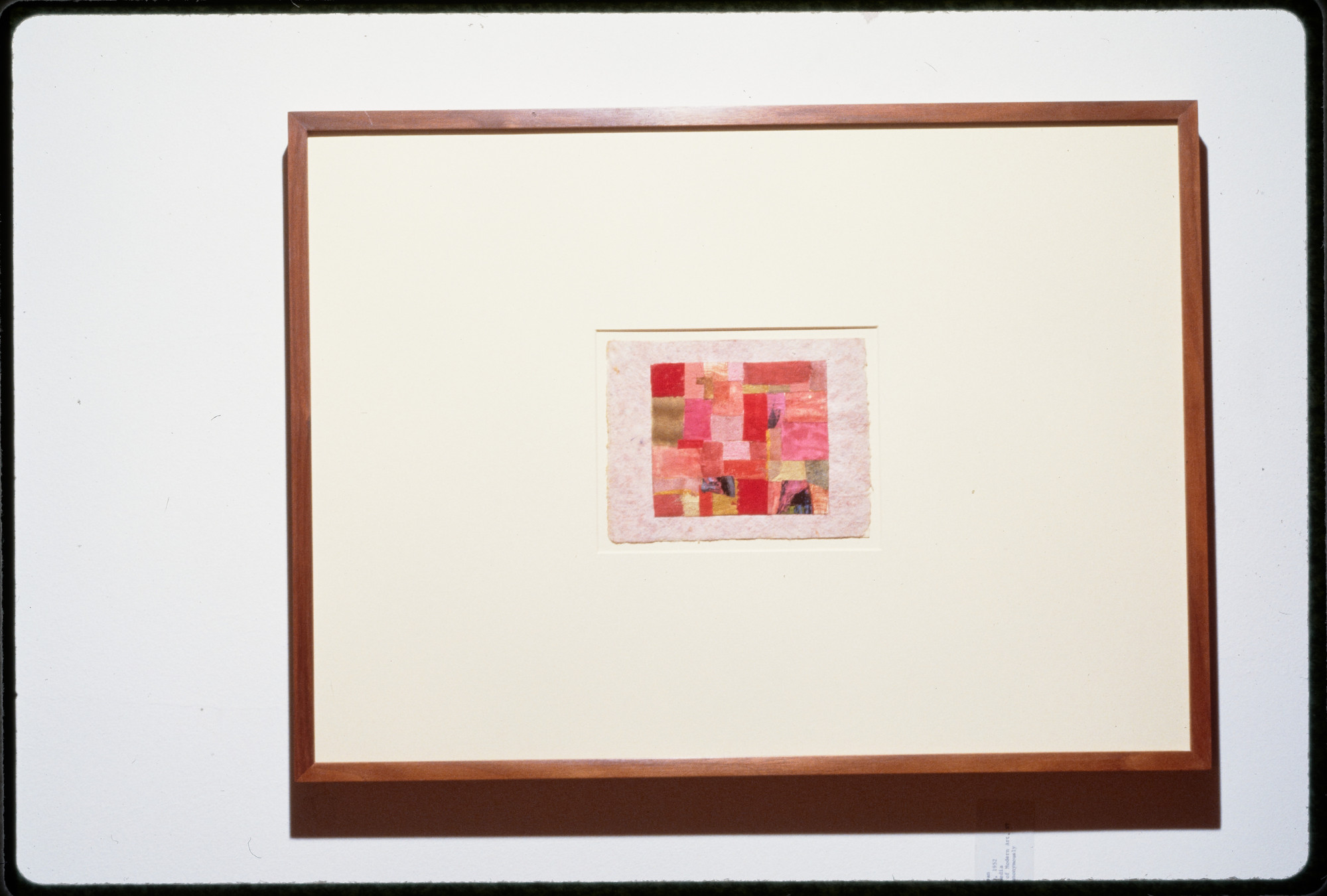 Installation view of "No. 283" (1952) by Anne Ryan in the P.S. 1 ...