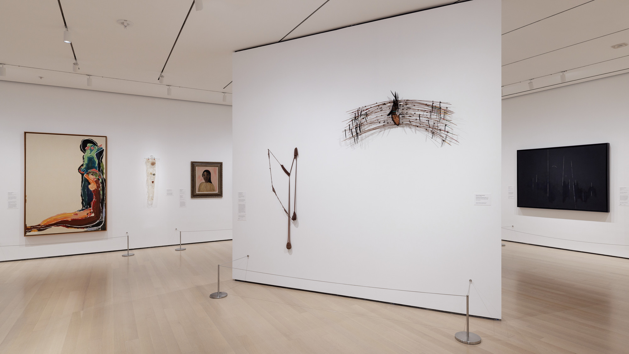 Installation view of the exhibition "Just Above Midtown: Changing ...