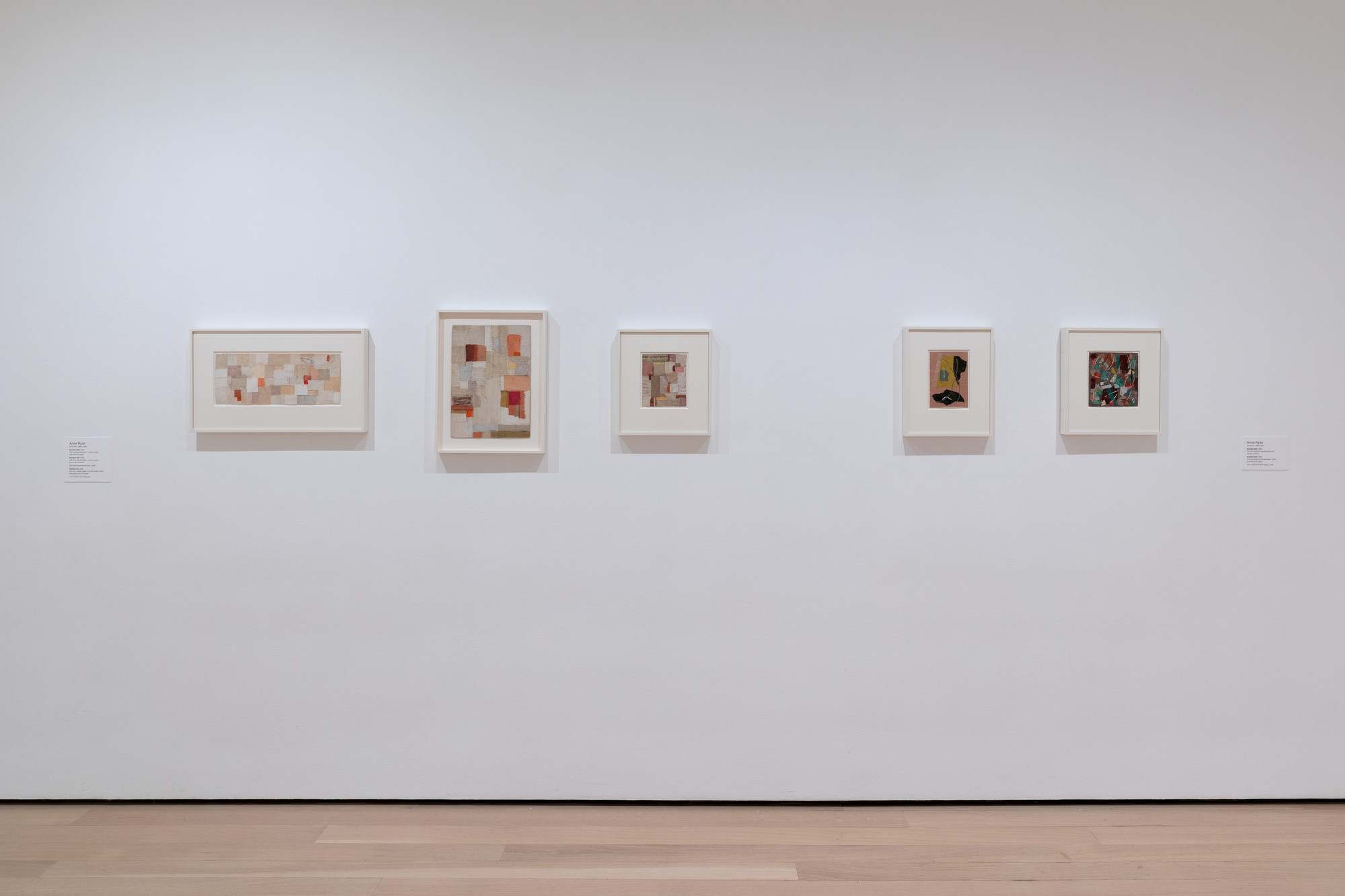 Installation view of the gallery "Anne Ryan: Collage" in the exhibition ...