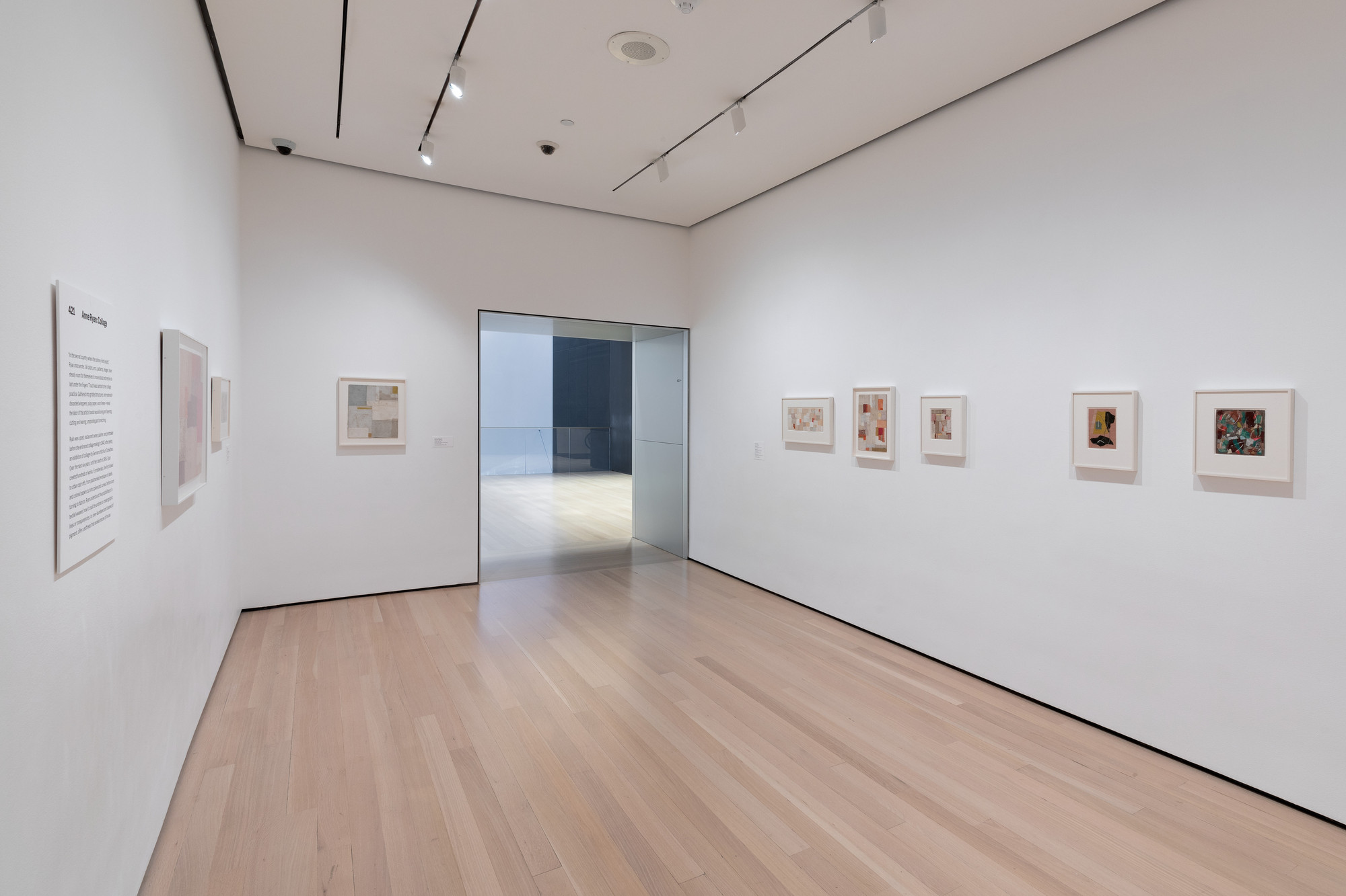 Installation view of the gallery "Anne Ryan: Collage" in the exhibition ...