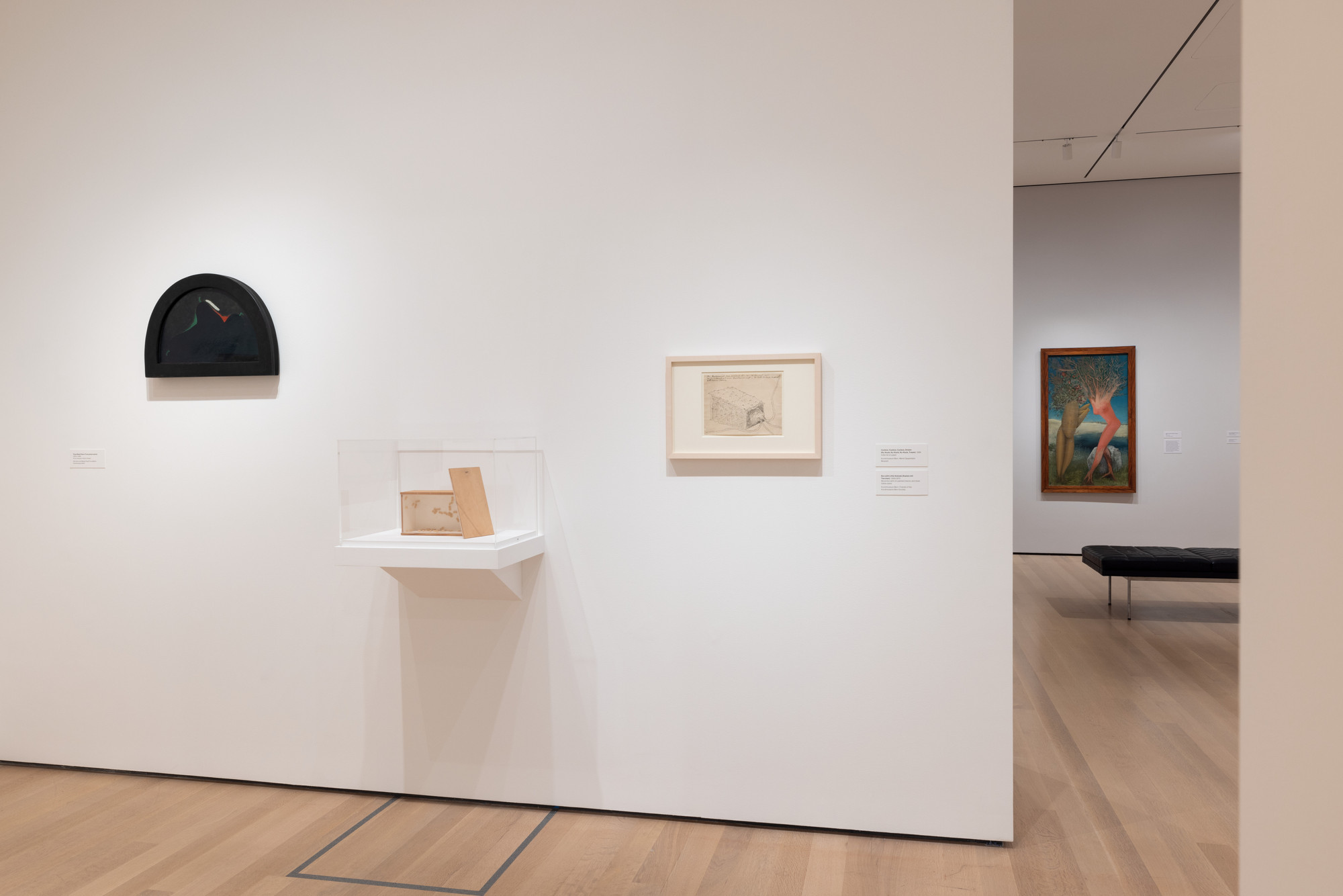 Installation view of the exhibition "Meret Oppenheim: My Exhibition" | MoMA