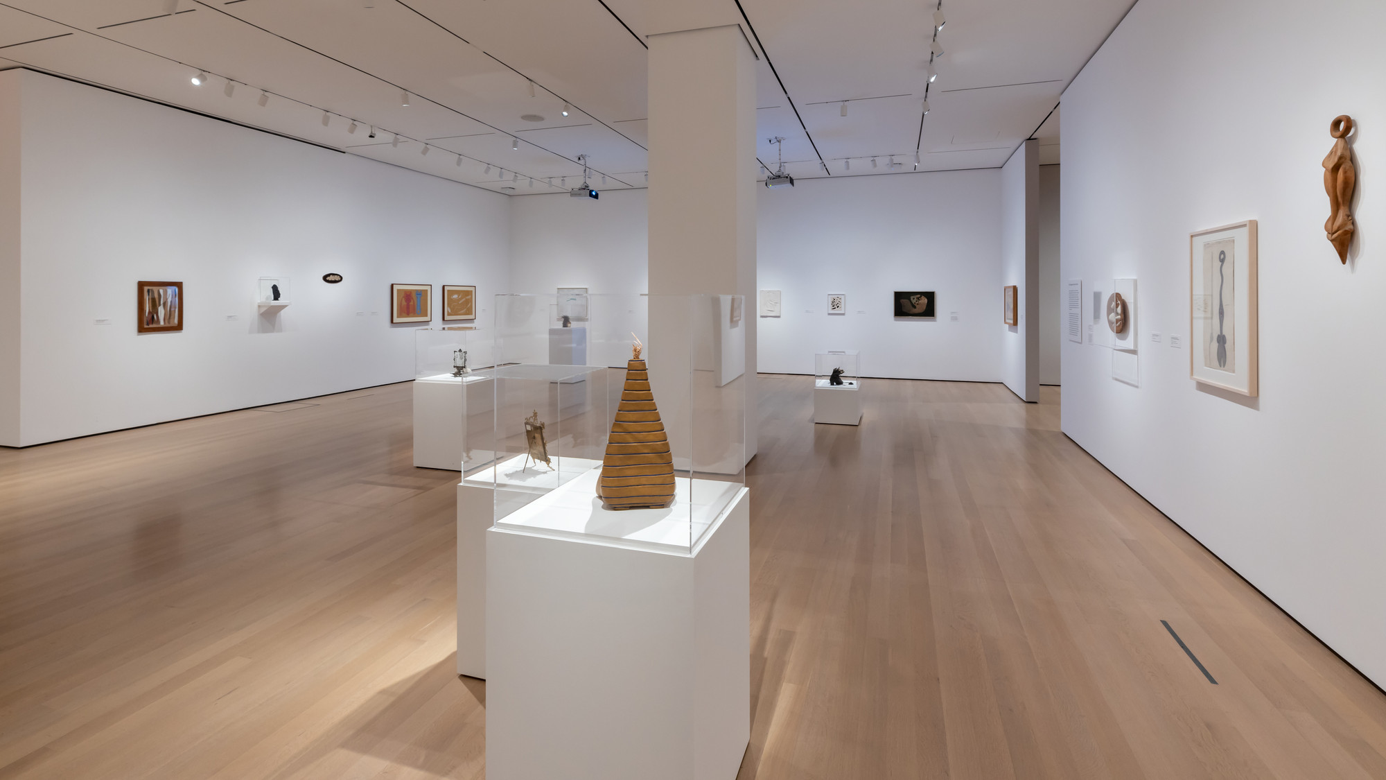 Installation view of the exhibition "Meret Oppenheim: My Exhibition" | MoMA