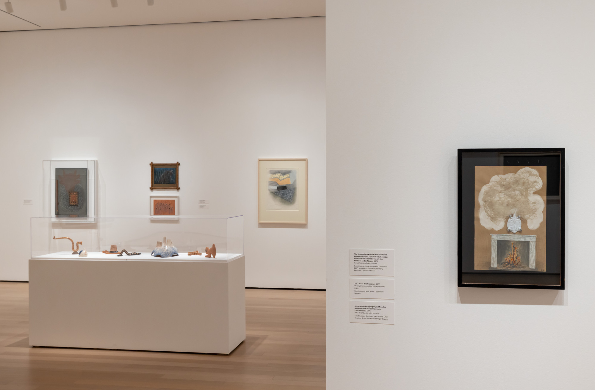 Installation view of the exhibition "Meret Oppenheim: My Exhibition" | MoMA