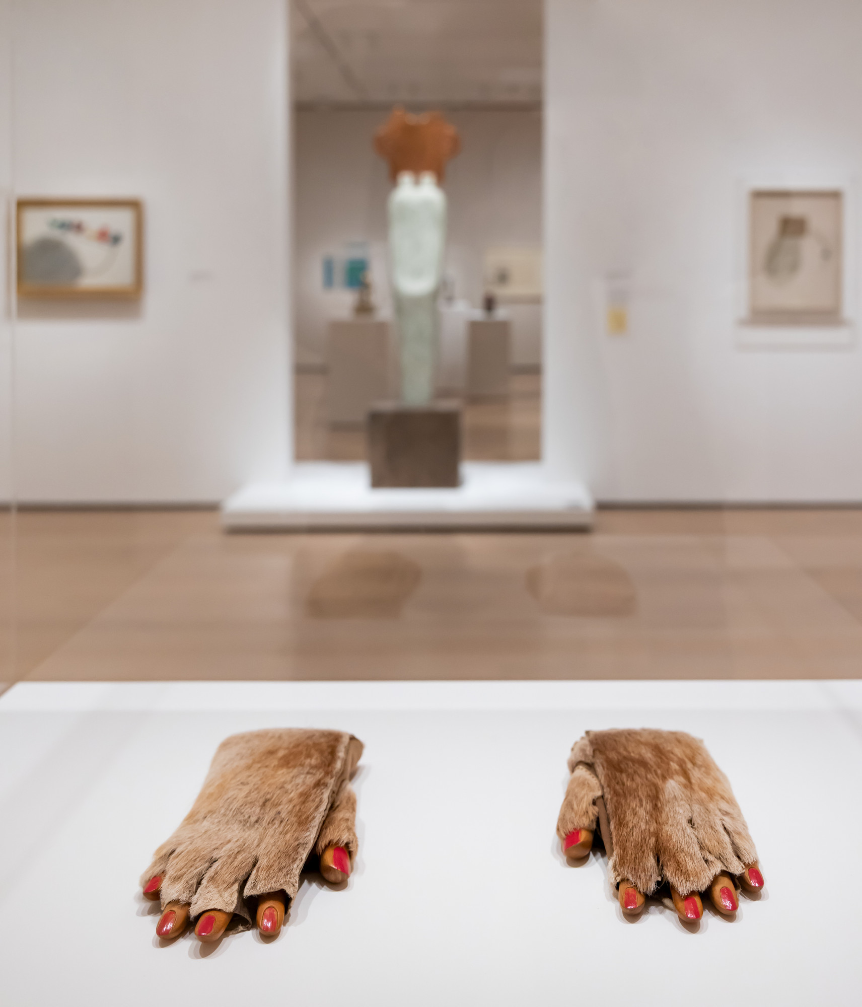 Installation view of the exhibition "Meret Oppenheim: My Exhibition" | MoMA