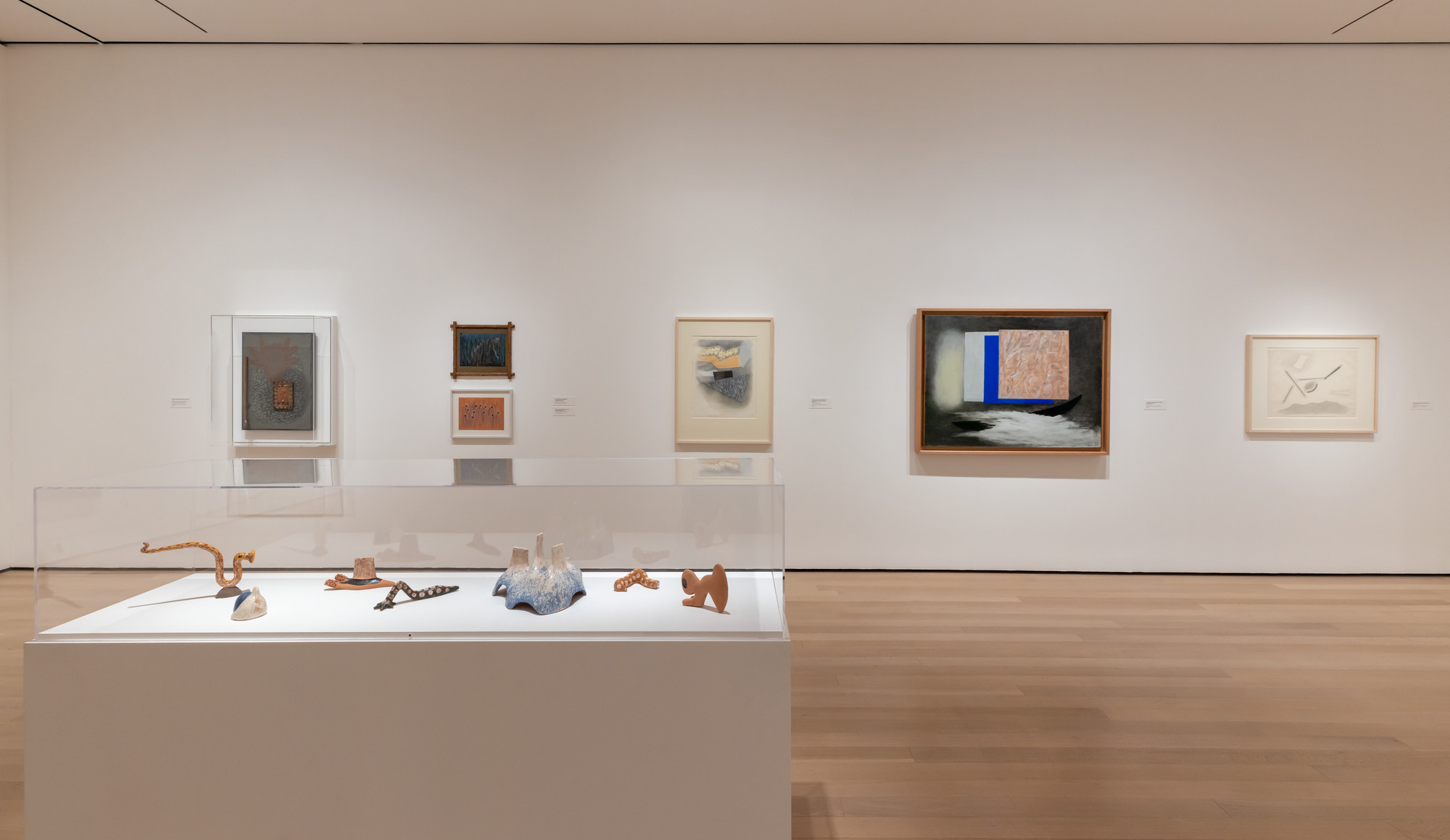 Installation view of the exhibition "Meret Oppenheim: My Exhibition" | MoMA