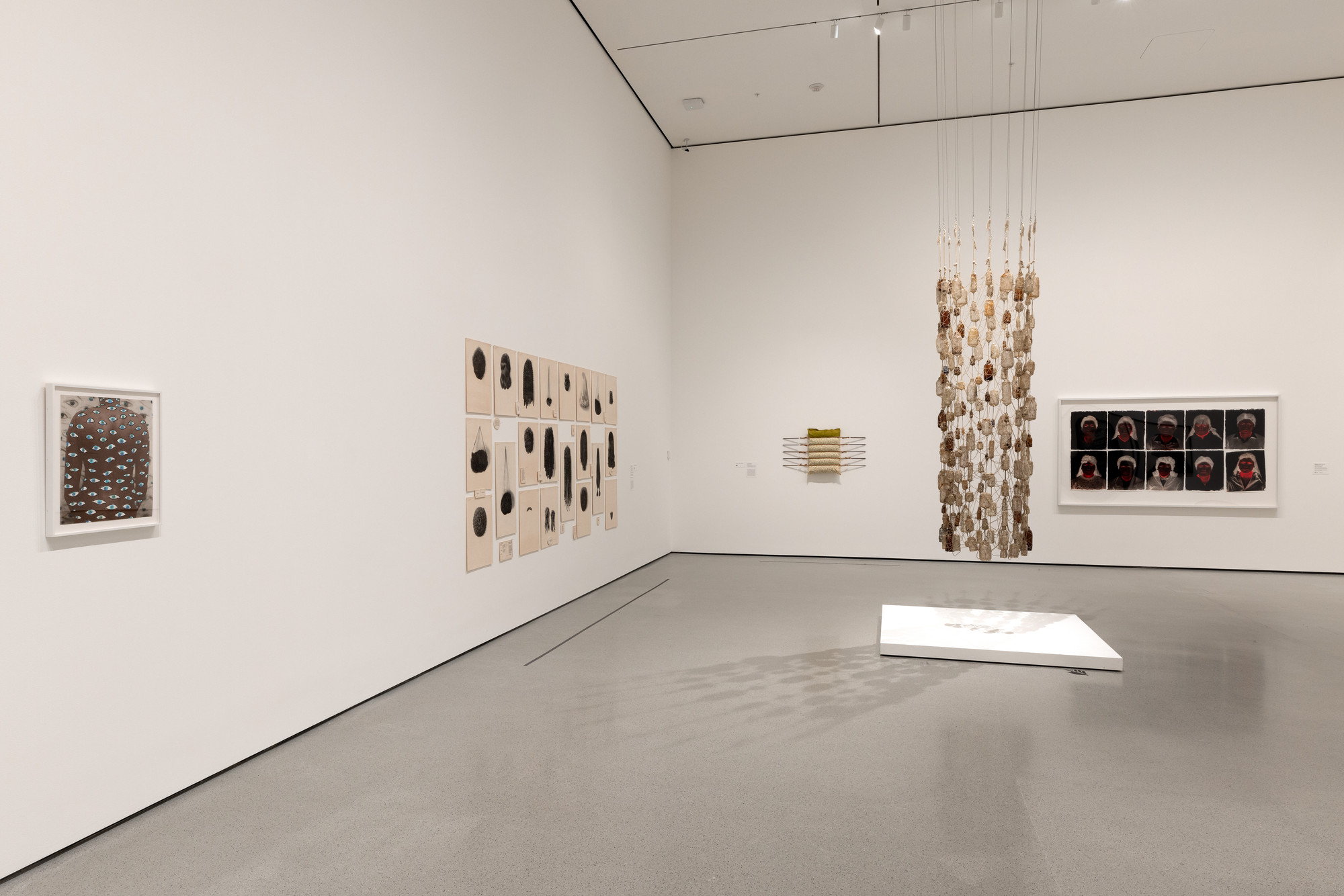 Installation view of the gallery "History into Being" in the exhibition ...