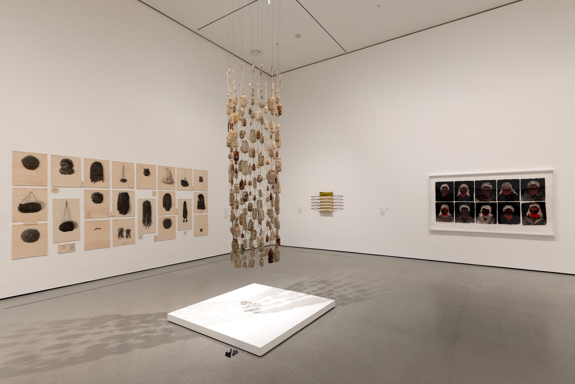 Installation view of the gallery "History into Being" in the exhibition ...