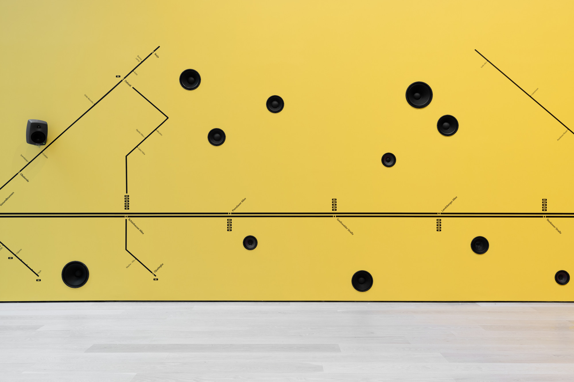 Installation view of the gallery "Emeka Ogboh’s Lagos State of Mind III ...
