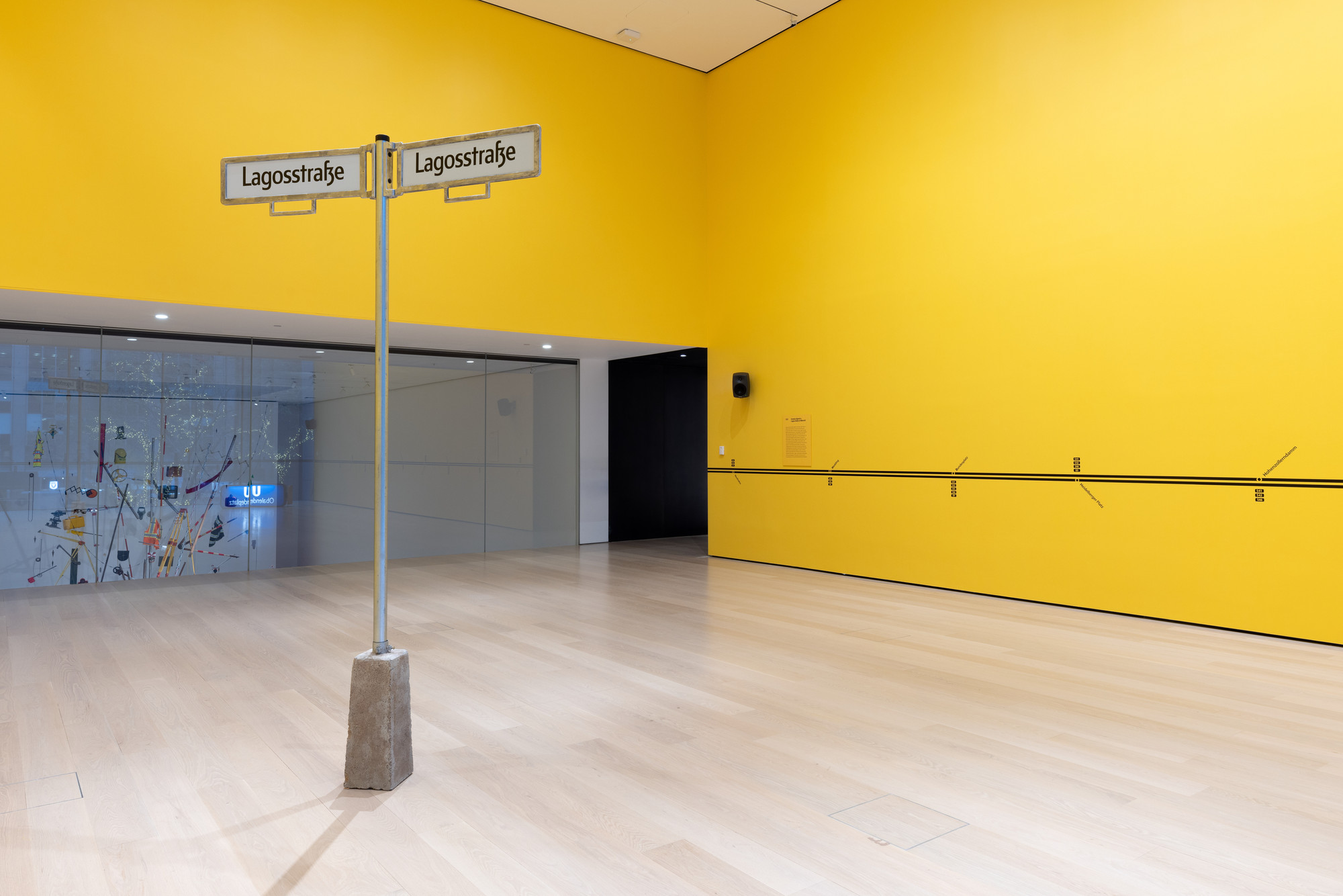 Installation view of the gallery "Emeka Ogboh’s Lagos State of Mind III ...