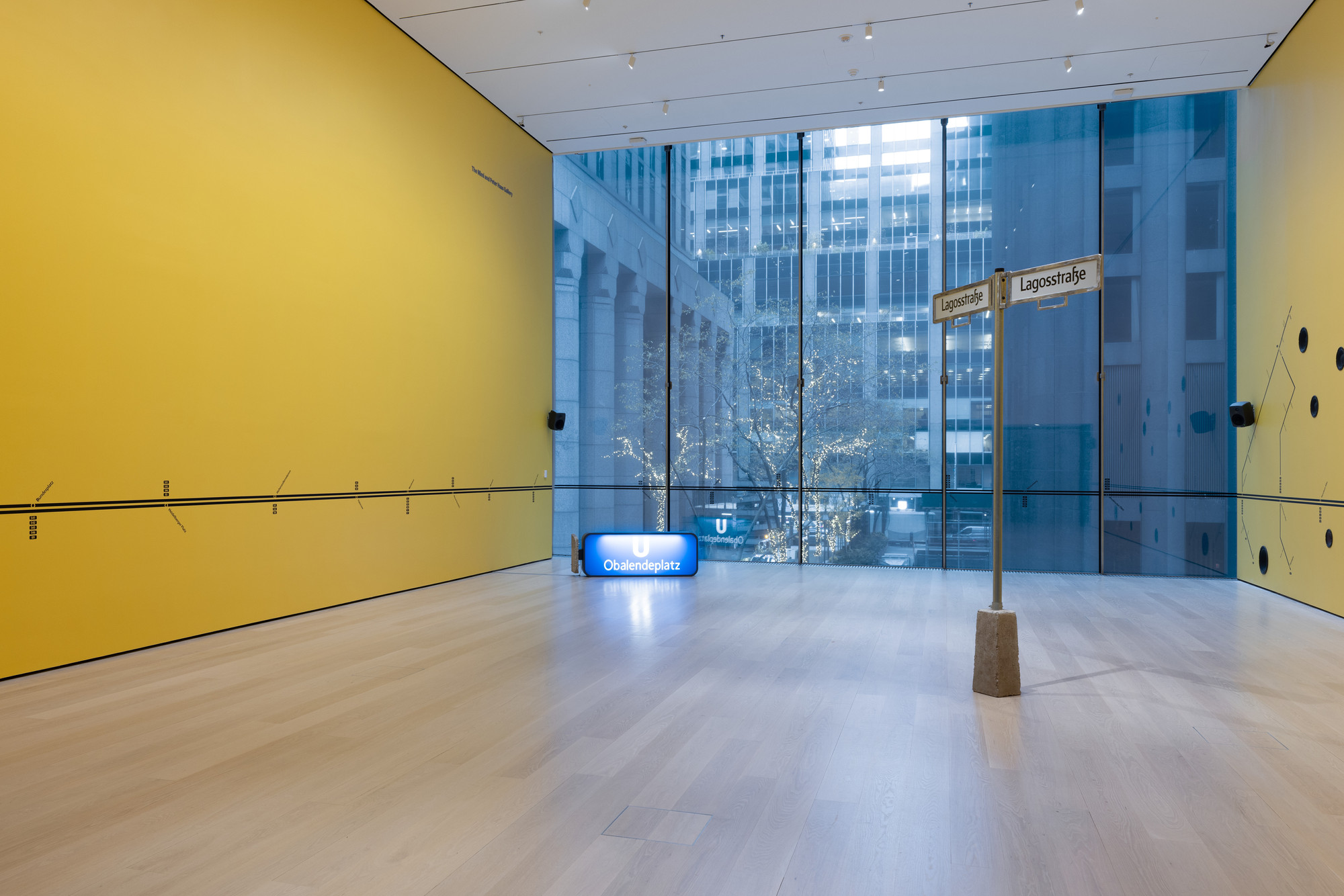 Installation view of the gallery "Emeka Ogboh’s Lagos State of Mind III ...
