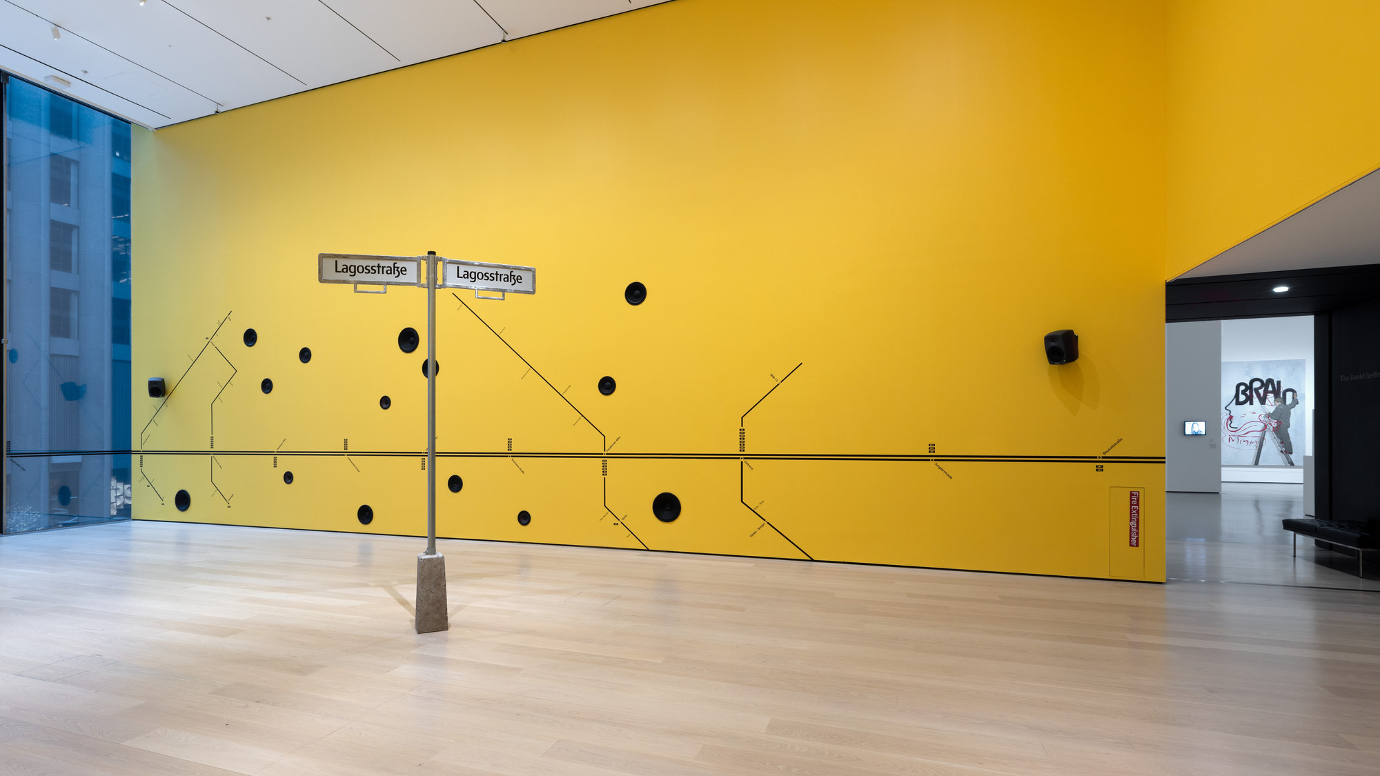 Installation view of the gallery "Emeka Ogboh’s Lagos State of Mind III ...