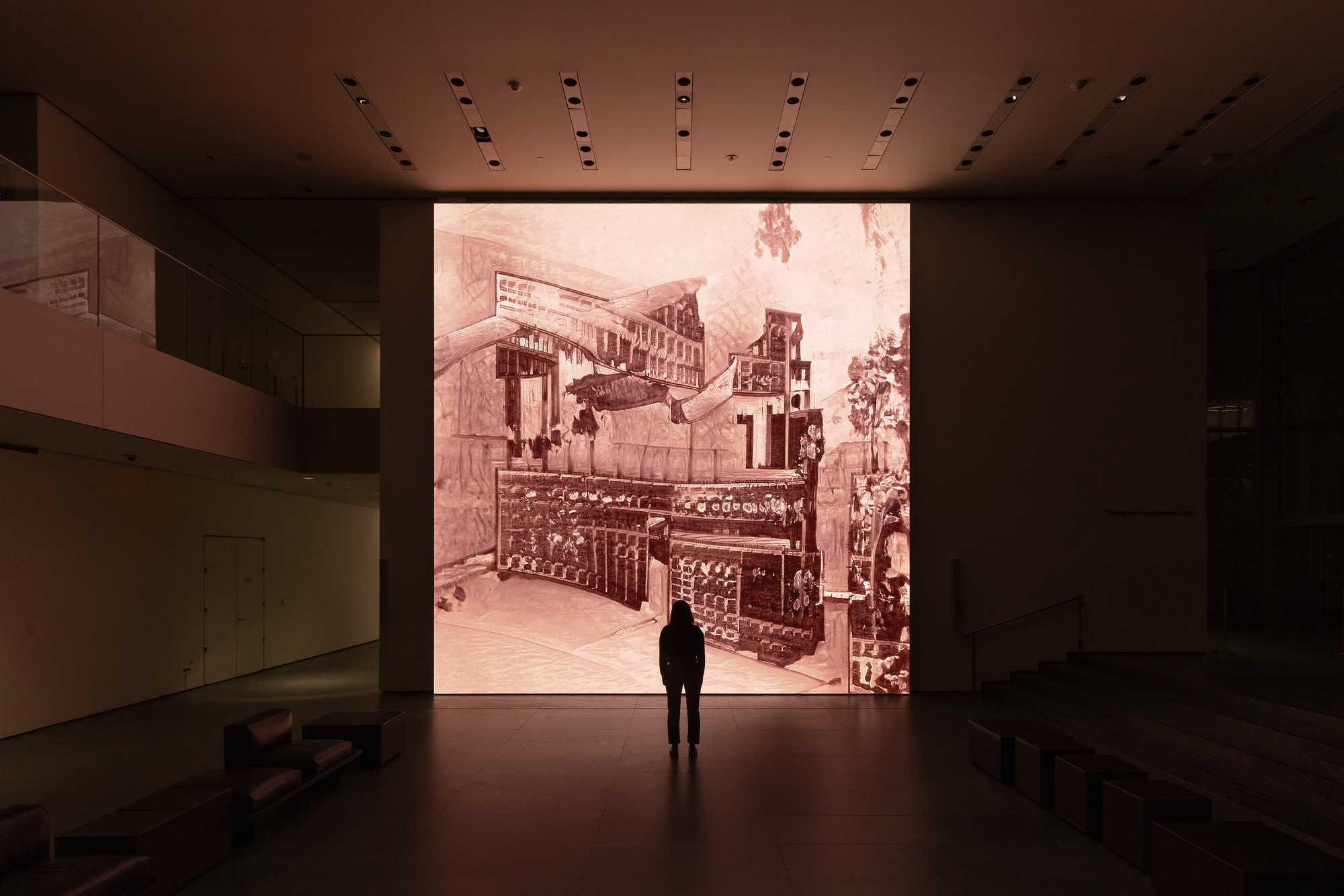 Installation view of the exhibition "Refik Anadol: Unsupervised" | MoMA