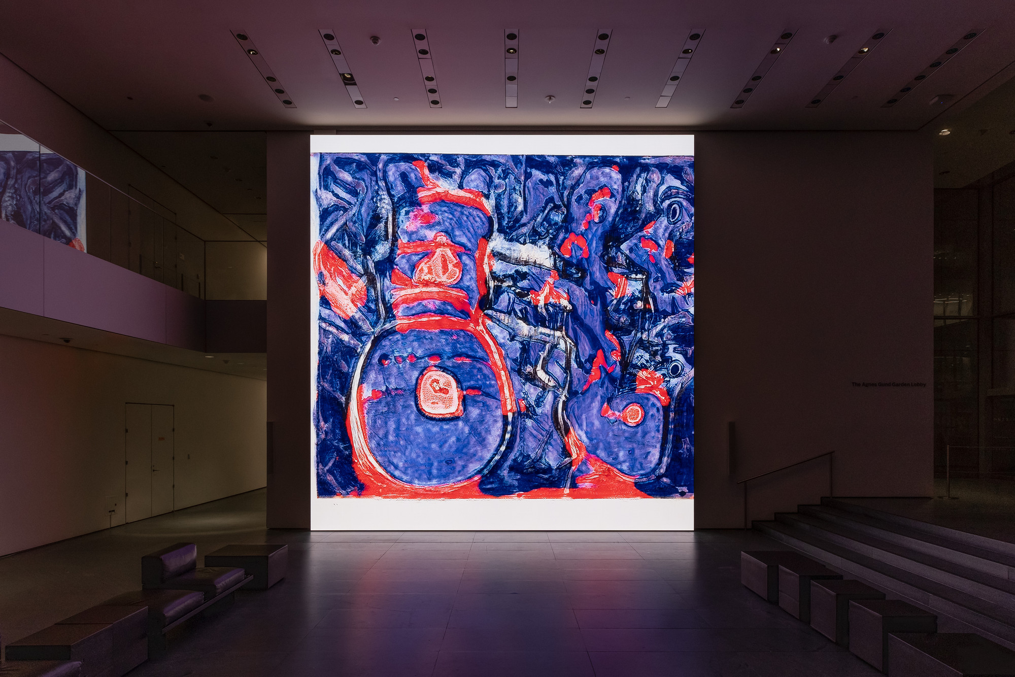 Installation view of the exhibition "Refik Anadol: Unsupervised" | MoMA