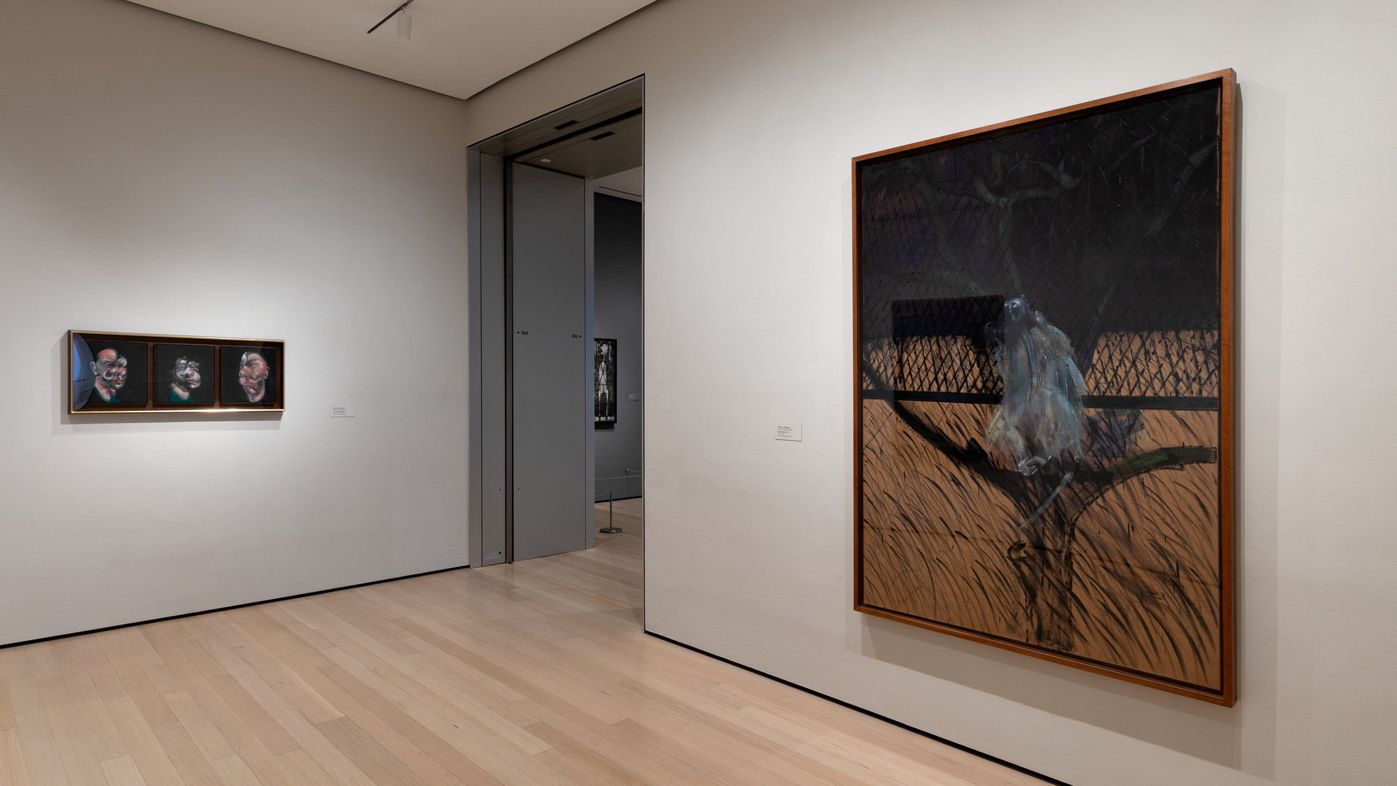 Installation view of the gallery "Francis Bacon" in the exhibition ...