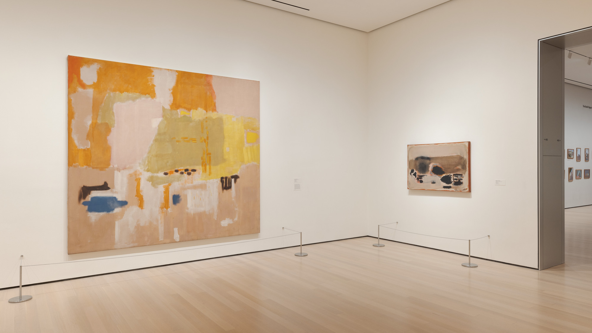 Installation view of the gallery “Mark Rothko” in the exhibition ...