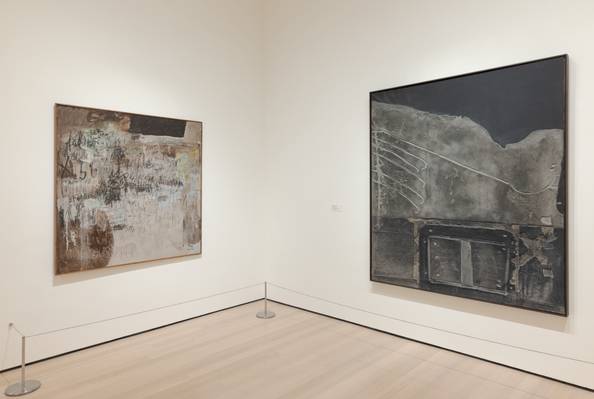 Antoni Tàpies. Gray Relief on Black. 1959 | MoMA