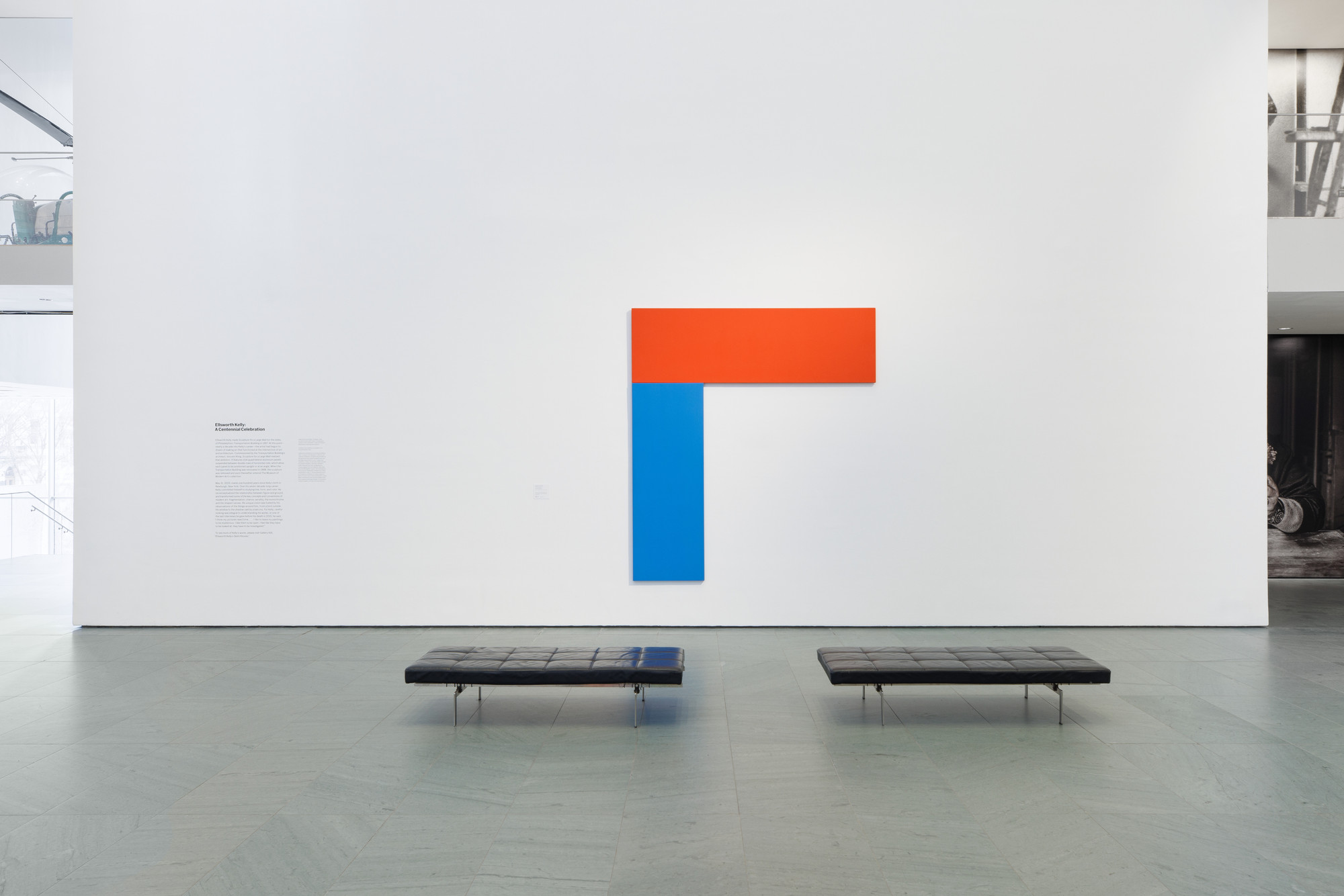 Installation view of the exhibition "Ellsworth Kelly: A Centennial ...