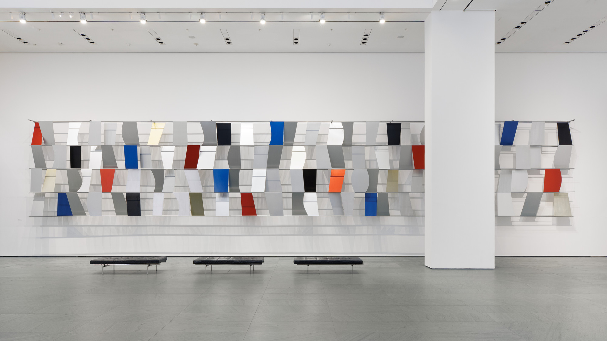 Installation view of the exhibition "Ellsworth Kelly: A Centennial ...