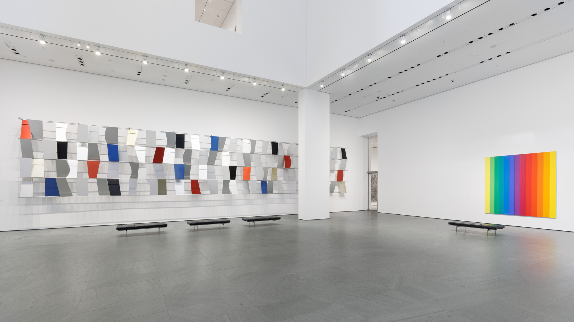 Installation view of the exhibition "Ellsworth Kelly: A Centennial ...