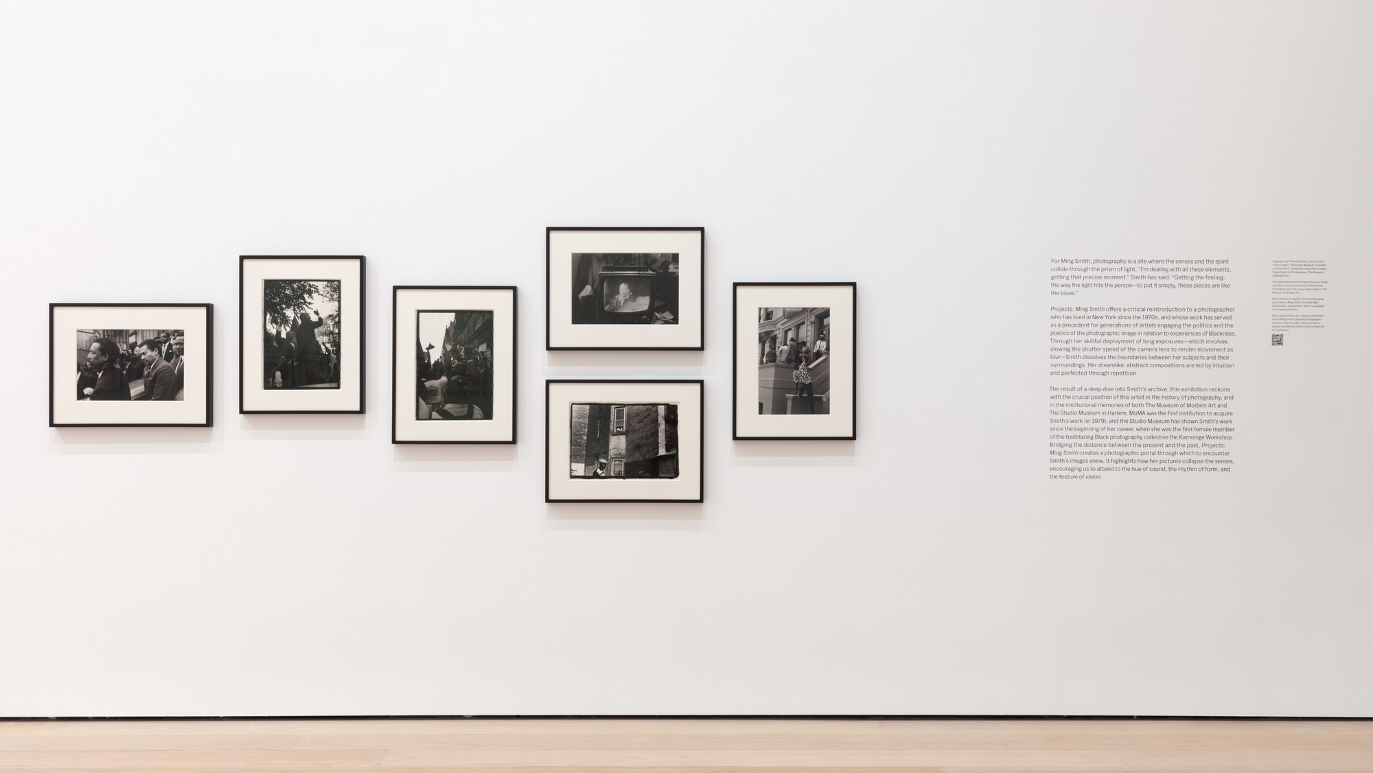 Installation view of the exhibition "Projects: Ming Smith" | MoMA