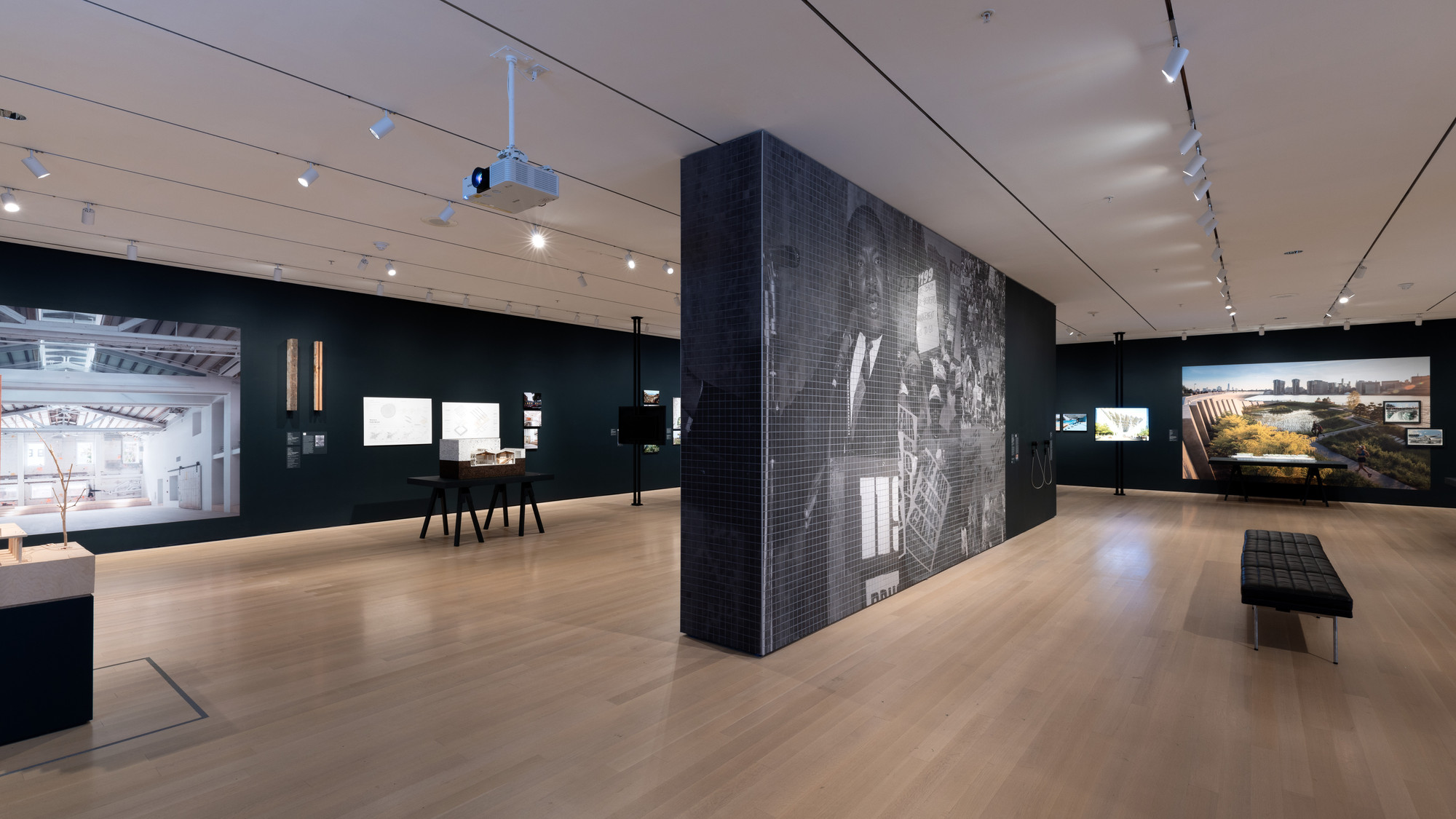 Installation view of the exhibition "Architecture Now: New York, New ...