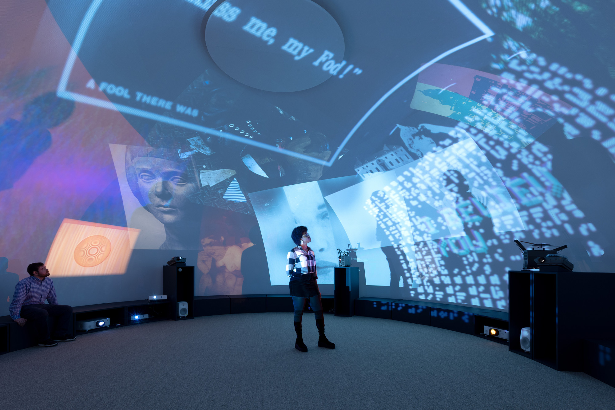 Installation view of the exhibition "Signals: How Video Transformed the ...