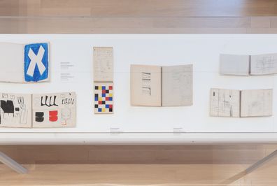 Ellsworth Kelly. Sketchbook #24, New York City. 1954-55 | MoMA