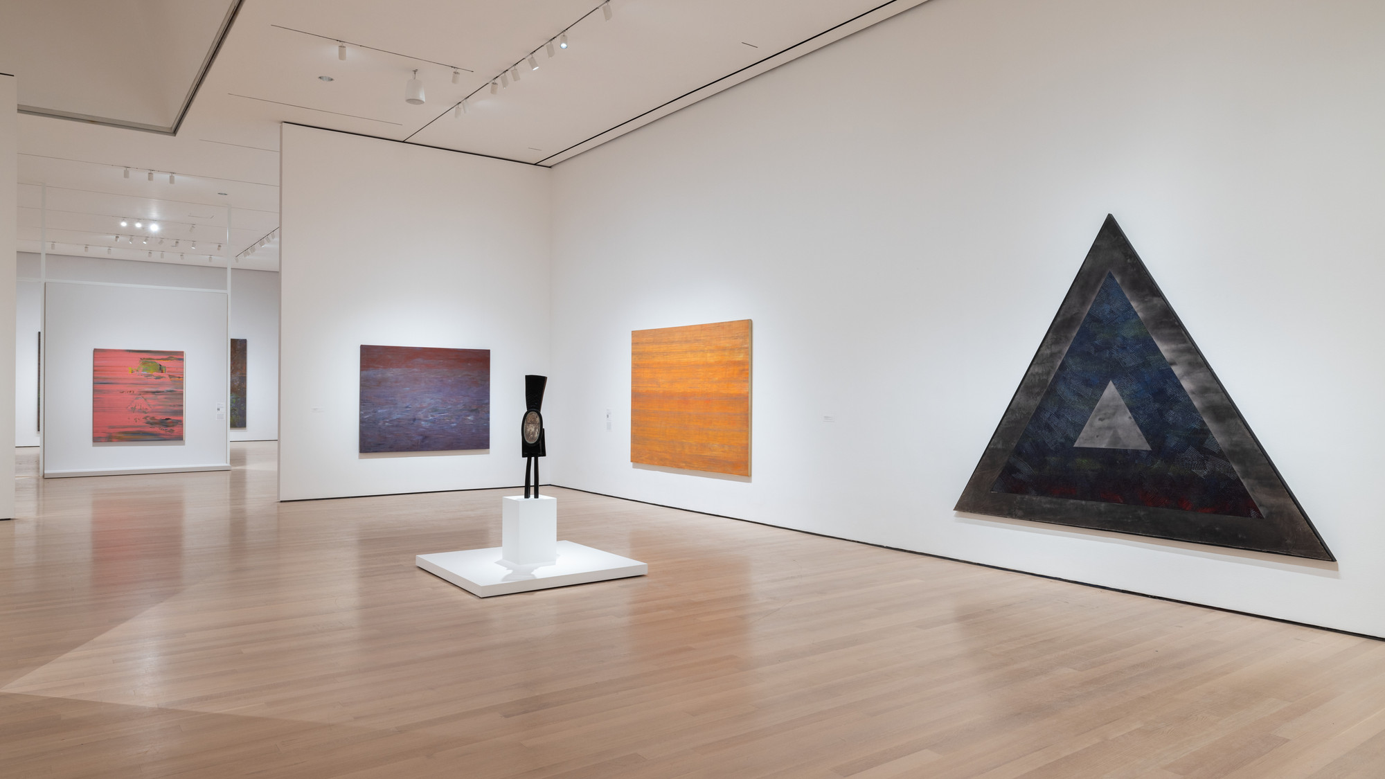 Installation view of the exhibition “Jack Whitten: The Messenger" | MoMA