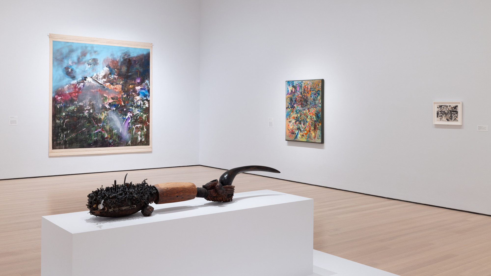 Installation view of the exhibition “Jack Whitten: The Messenger" | MoMA