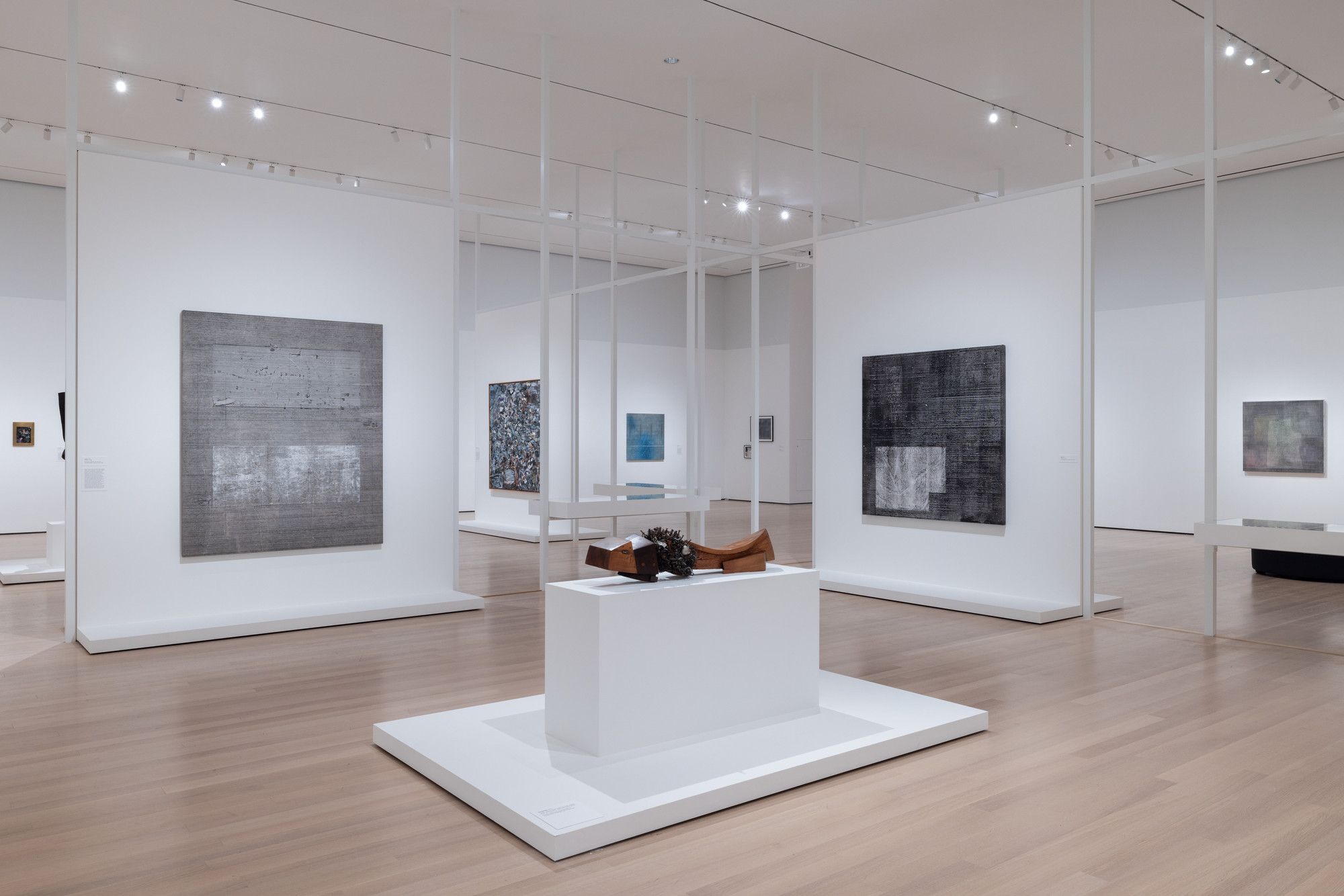 Installation view of the exhibition “Jack Whitten: The Messenger" | MoMA