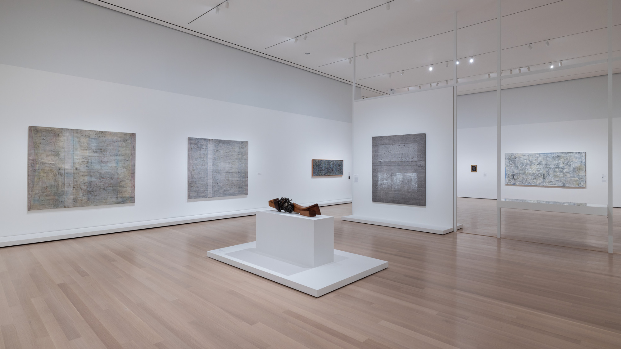 Installation view of the exhibition “Jack Whitten: The Messenger" | MoMA