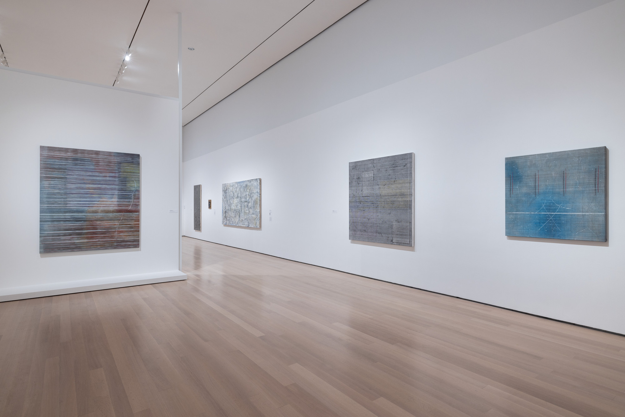 Installation view of the exhibition “Jack Whitten: The Messenger" | MoMA