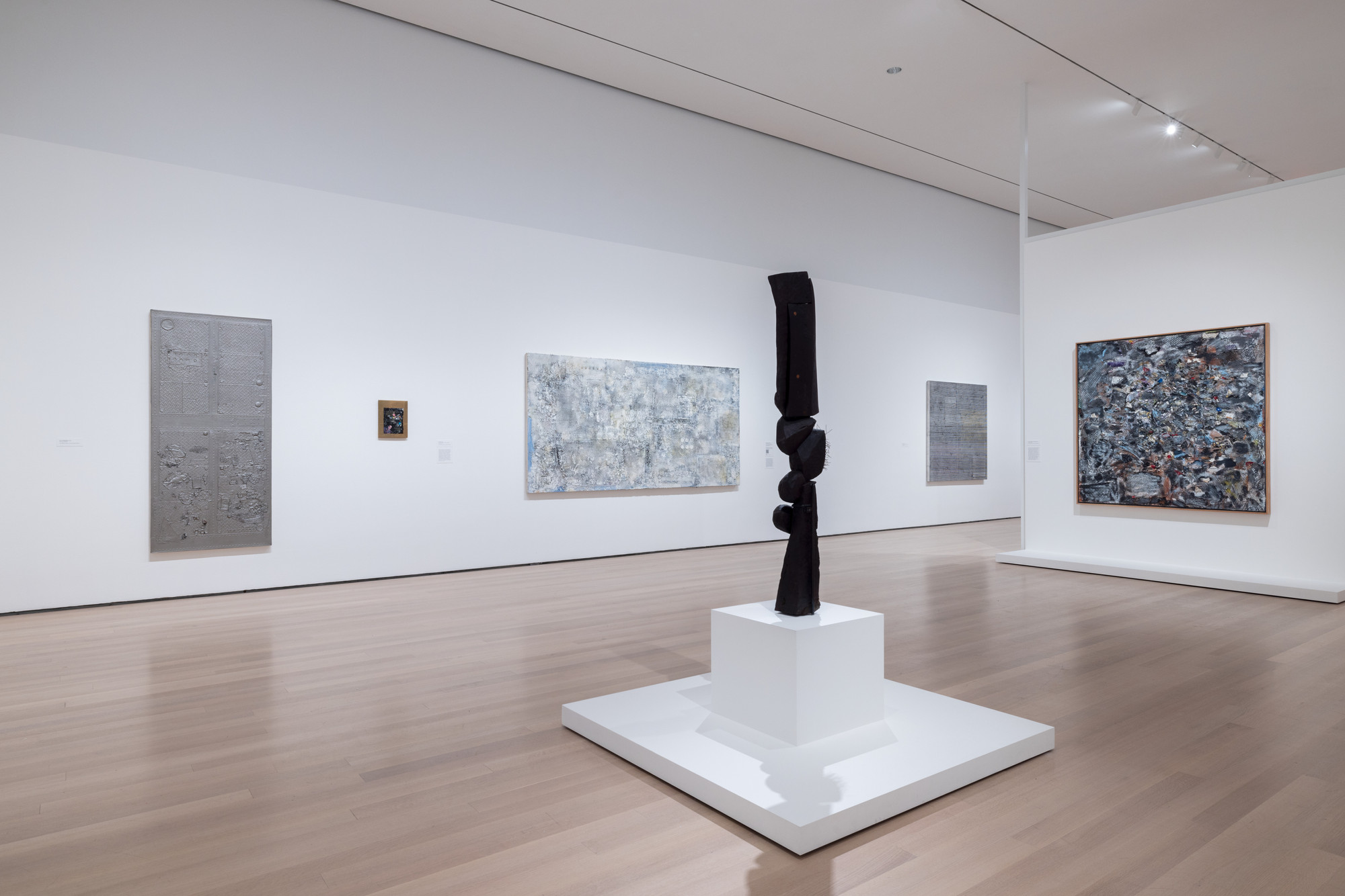 Installation view of the exhibition “Jack Whitten: The Messenger" | MoMA