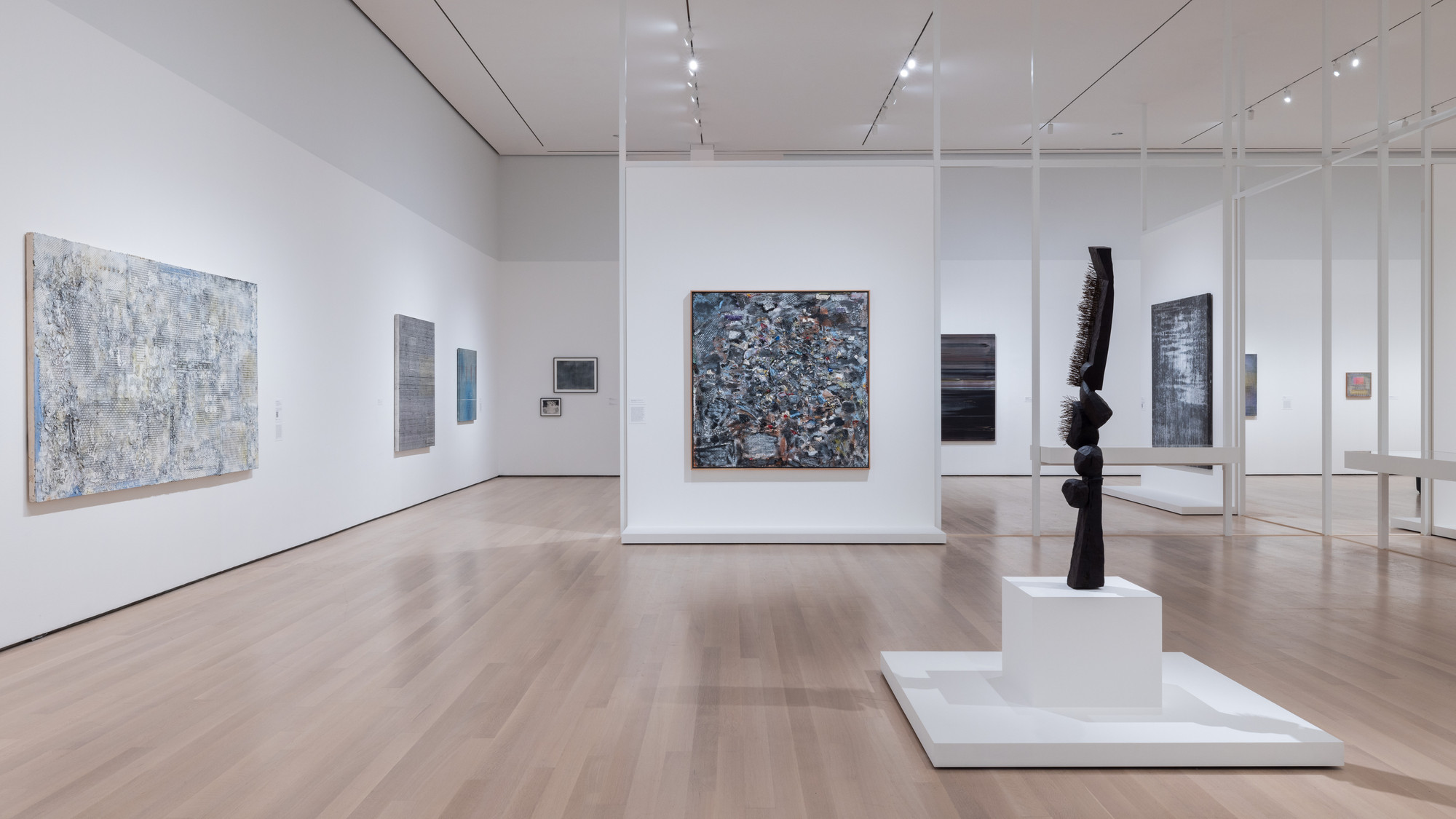 Installation view of the exhibition “Jack Whitten: The Messenger" | MoMA