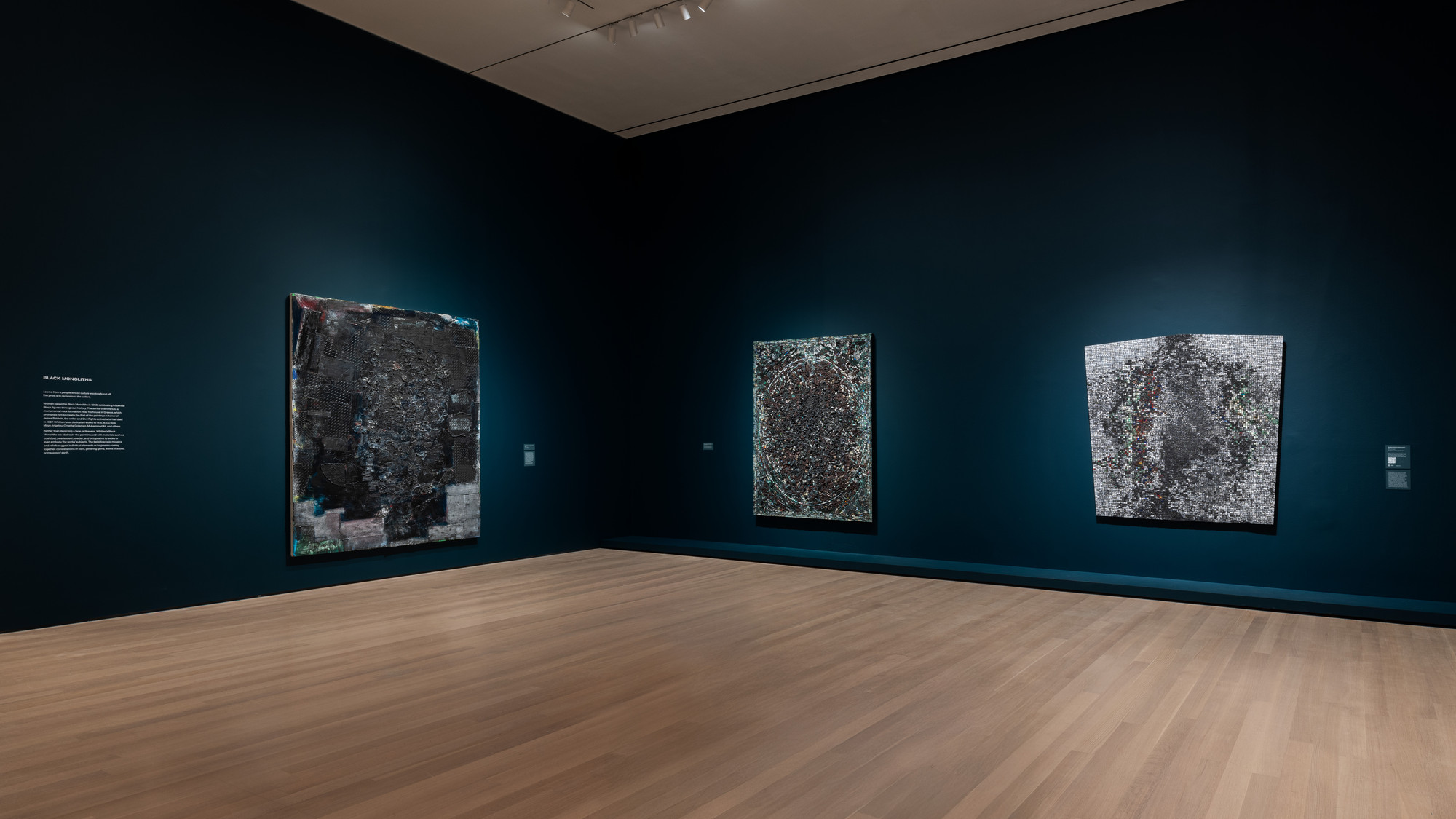 Installation view of the exhibition “Jack Whitten: The Messenger" | MoMA