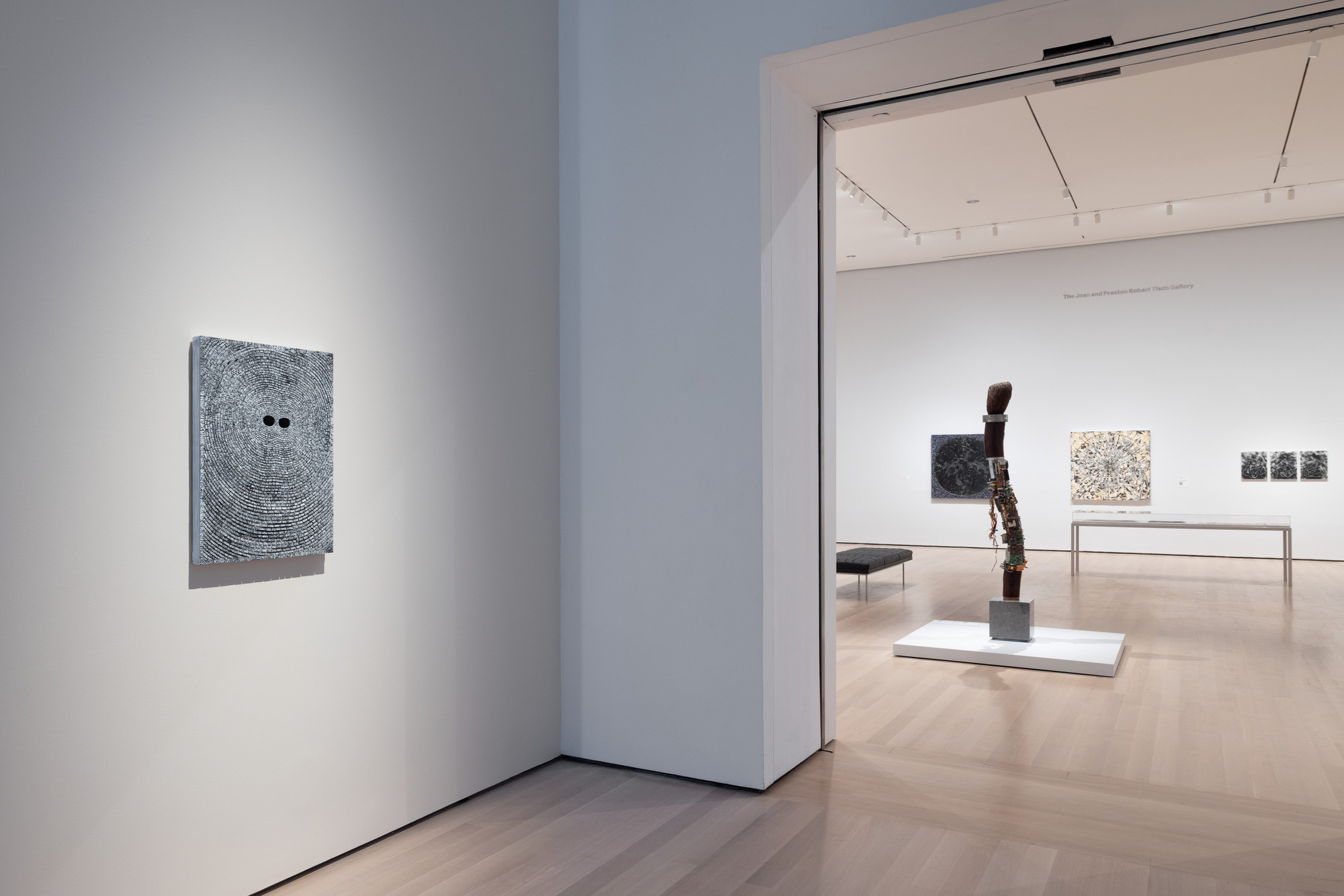 Installation view of the exhibition “Jack Whitten: The Messenger" | MoMA