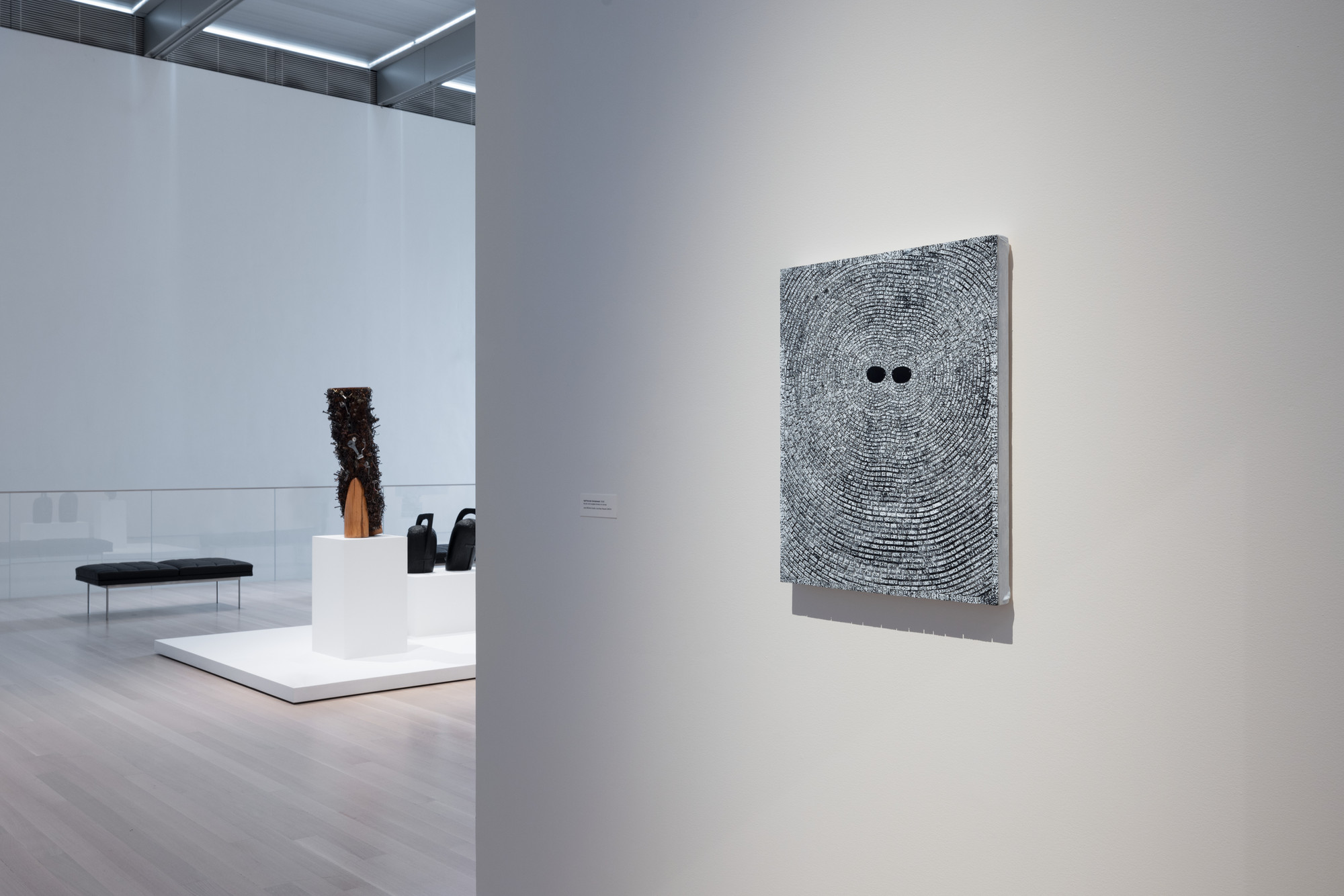 Installation view of the exhibition “Jack Whitten: The Messenger" | MoMA