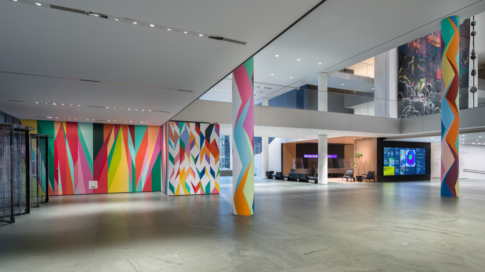 Installation view of the exhibition “Odili Donald Odita: Songs from ...