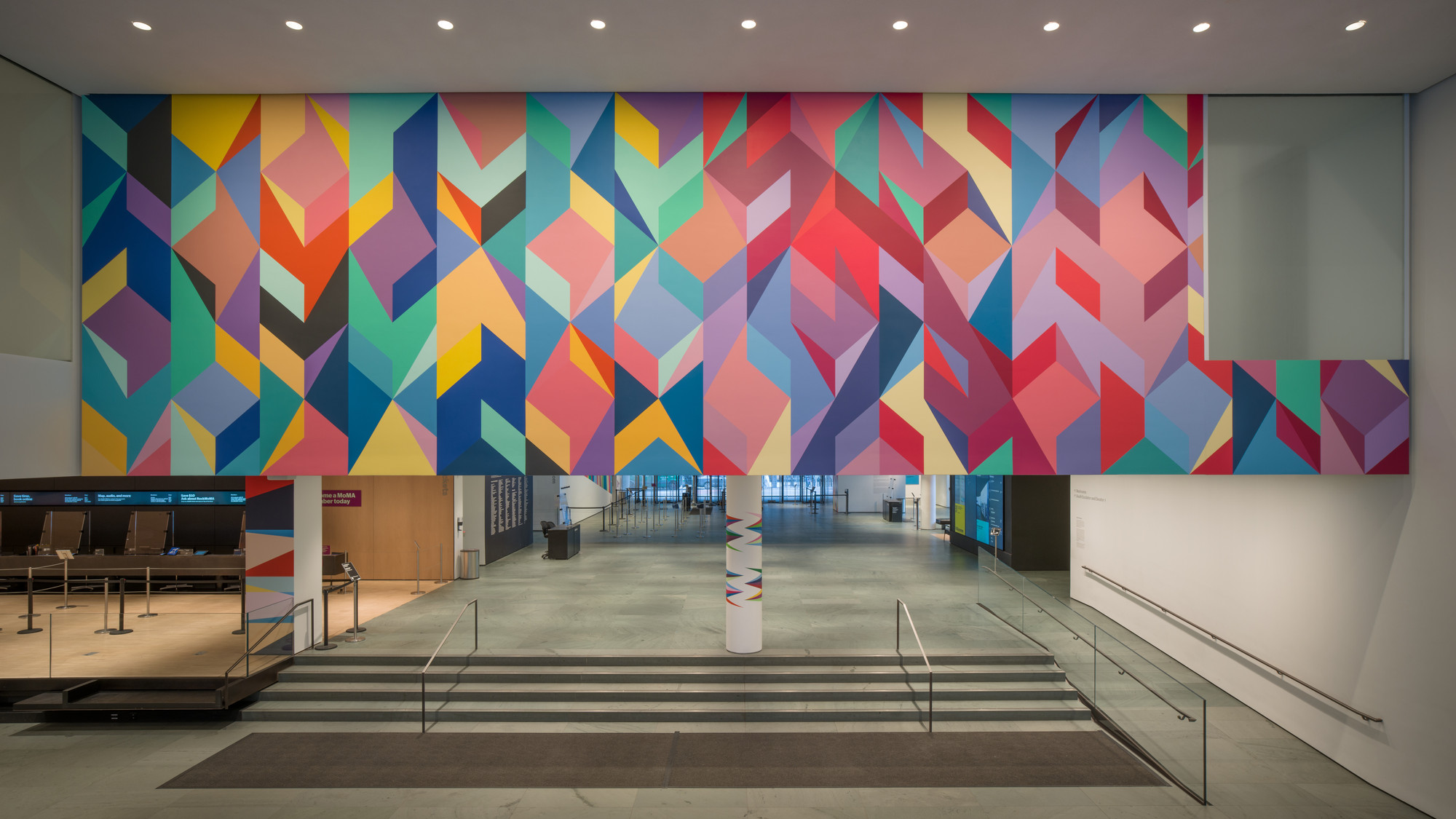 Installation view of the exhibition “Odili Donald Odita: Songs from ...