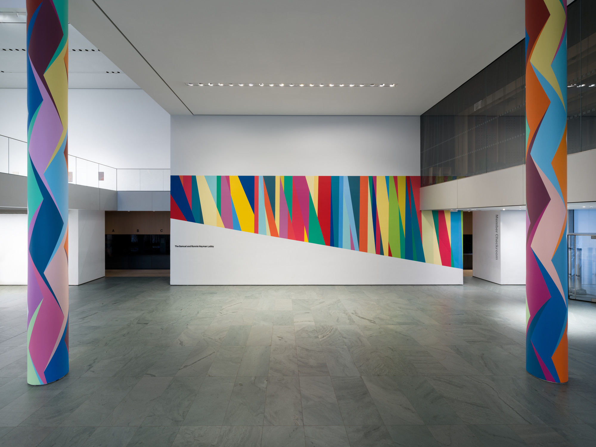 Installation view of the exhibition “Odili Donald Odita: Songs from ...