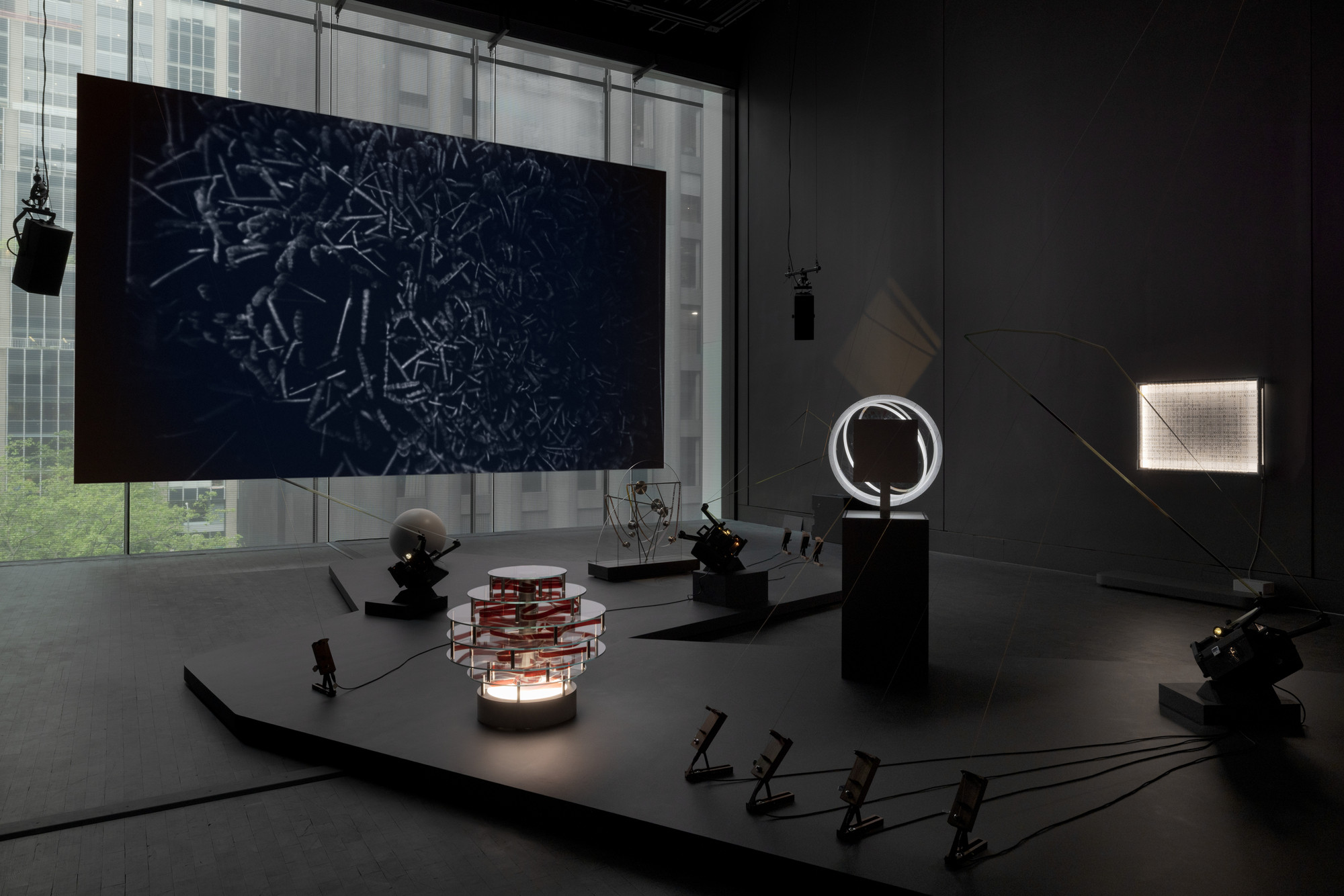 Installation view of the exhibition “Rosa Barba: The Ocean of One's ...